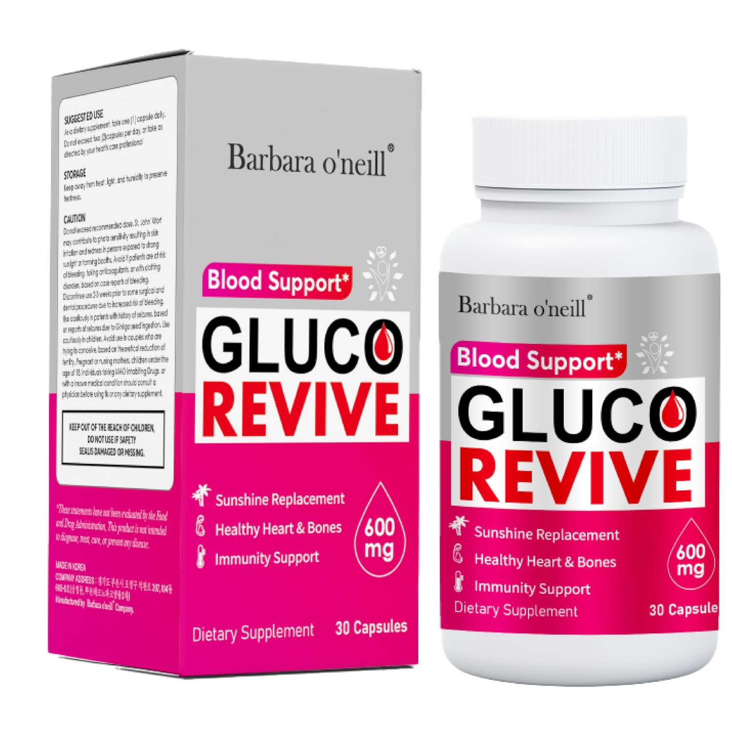 Gluco Revive Capsules, Gluco Revive Advanced Formula Vitamin Pills ...