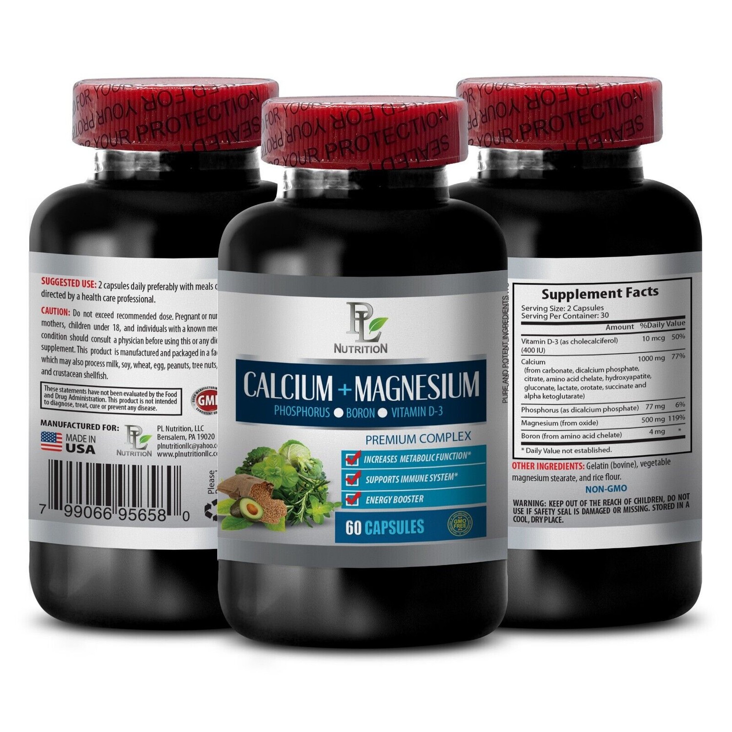 PL NUTRITION Muscle Relaxation Formula - CALCIUM MAGNESIUM COMPLEX ...