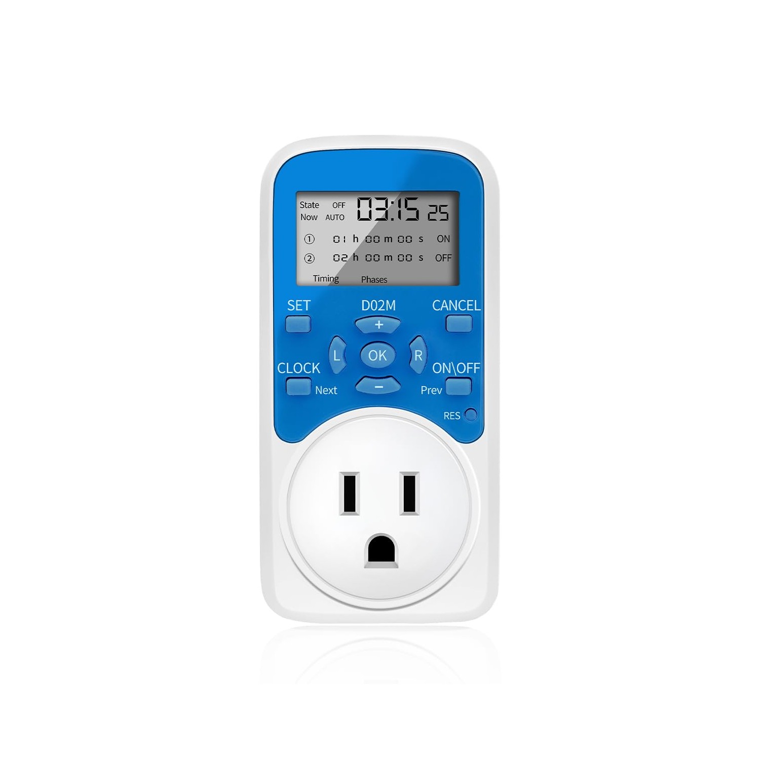 Timer Outlet, Programmable 110V/220V Pump Timer Switch, Minimum Setting ...