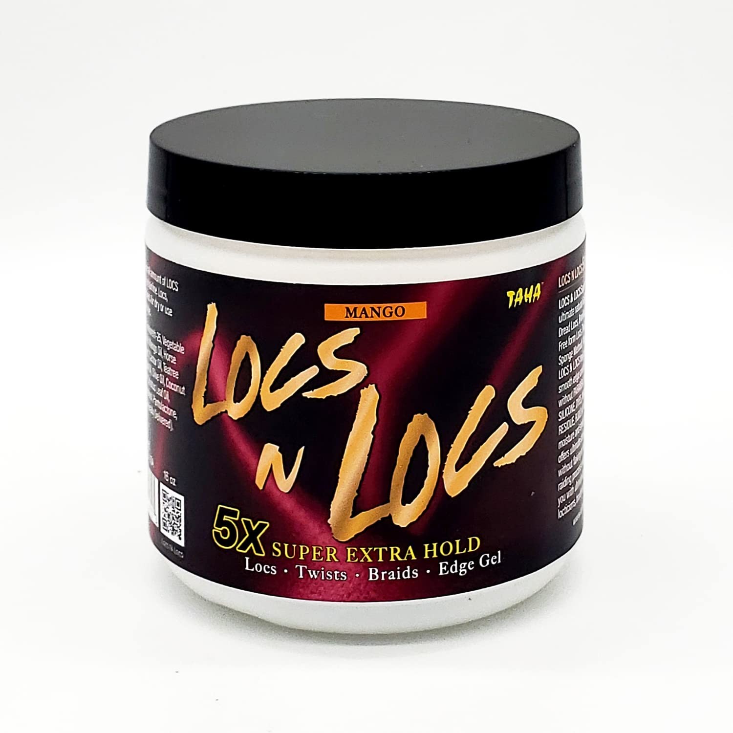 Taha Locs & Locs Gel - 5X Super Extra Hold, Natural & Non-Damaging for ...