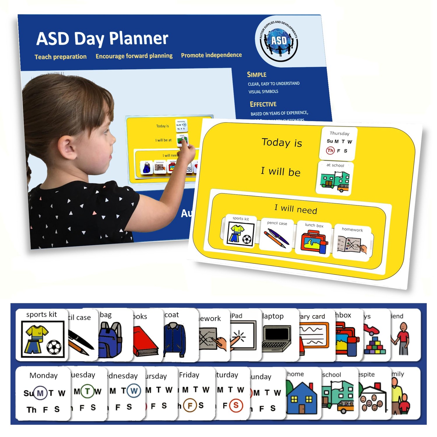 “I Can Pack my Bag” – Visual Timetable for Autistic Children –SEN –Help ...
