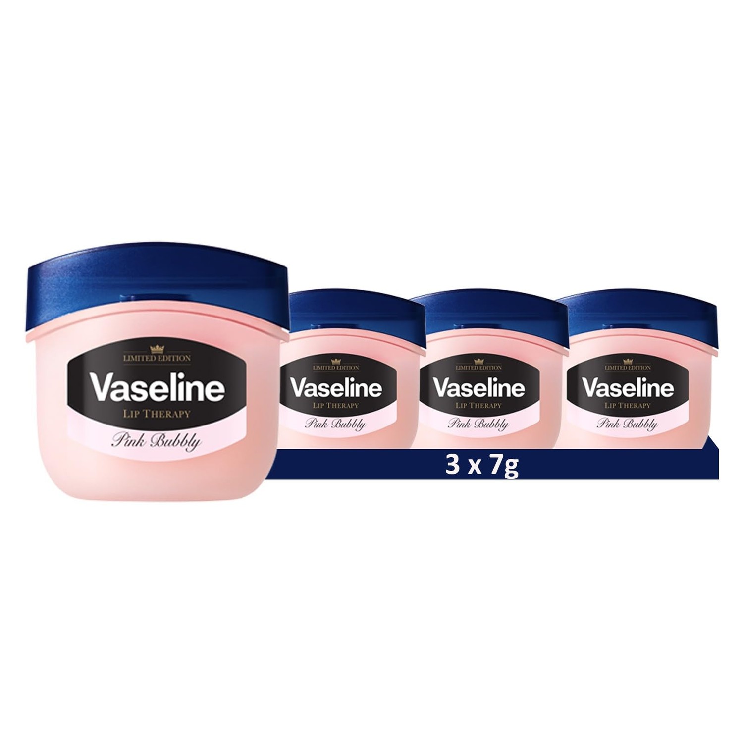 Vaseline Lip Therapy Pink Bubbly Nourishing Lip Balm for Optimal ...