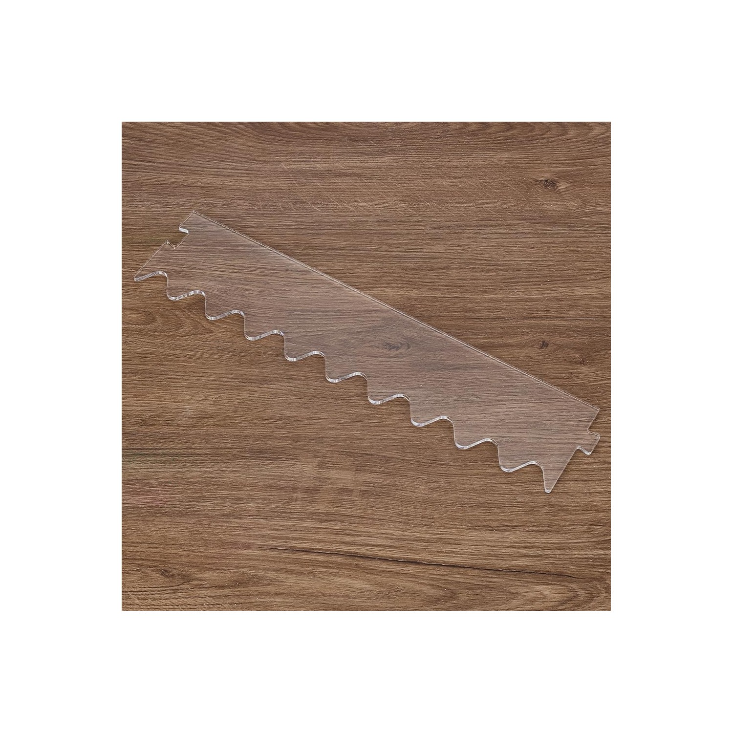 INFUNLY Sawtooth Stitch Router Template 3.54X16.2 Clear Acrylic Router ...