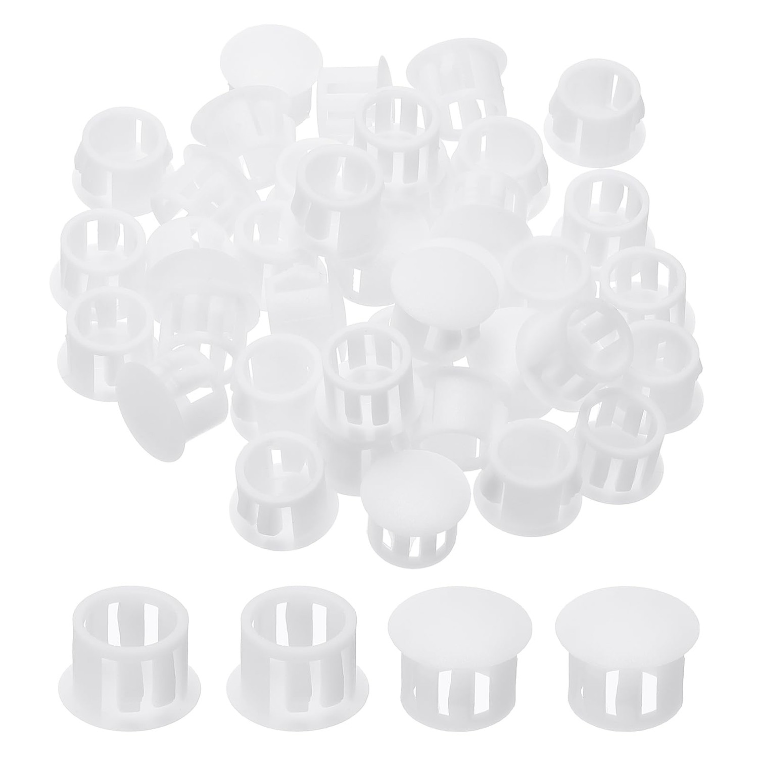 PATIKIL Plastic Hole Plugs, 48 Pcs 1/2"(13mm) Plastic Plugs Screw Hole ...