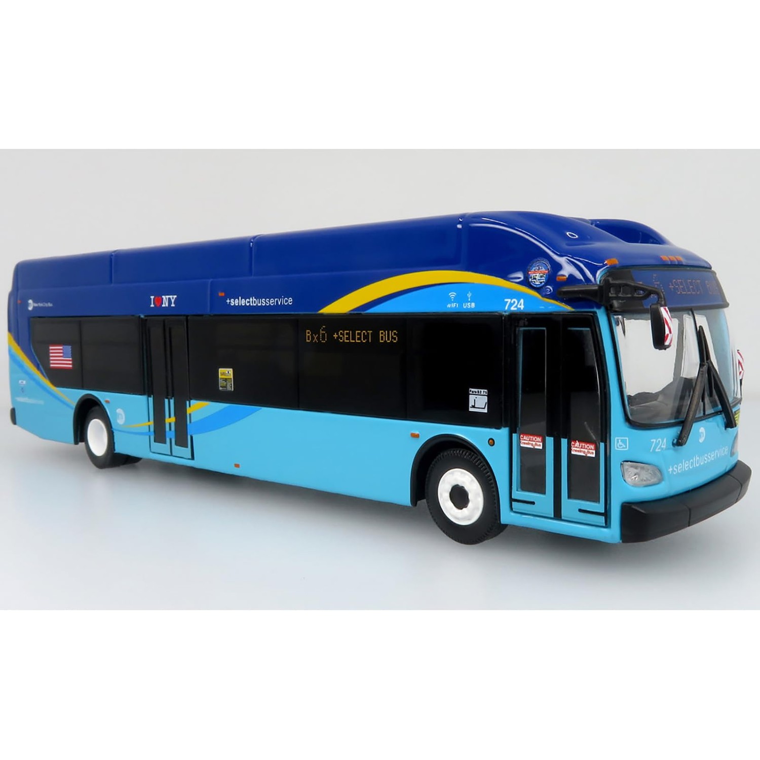 Iconic Replicas New Flyer Industries Xcelsior XN40 Transit Bus MTA New ...