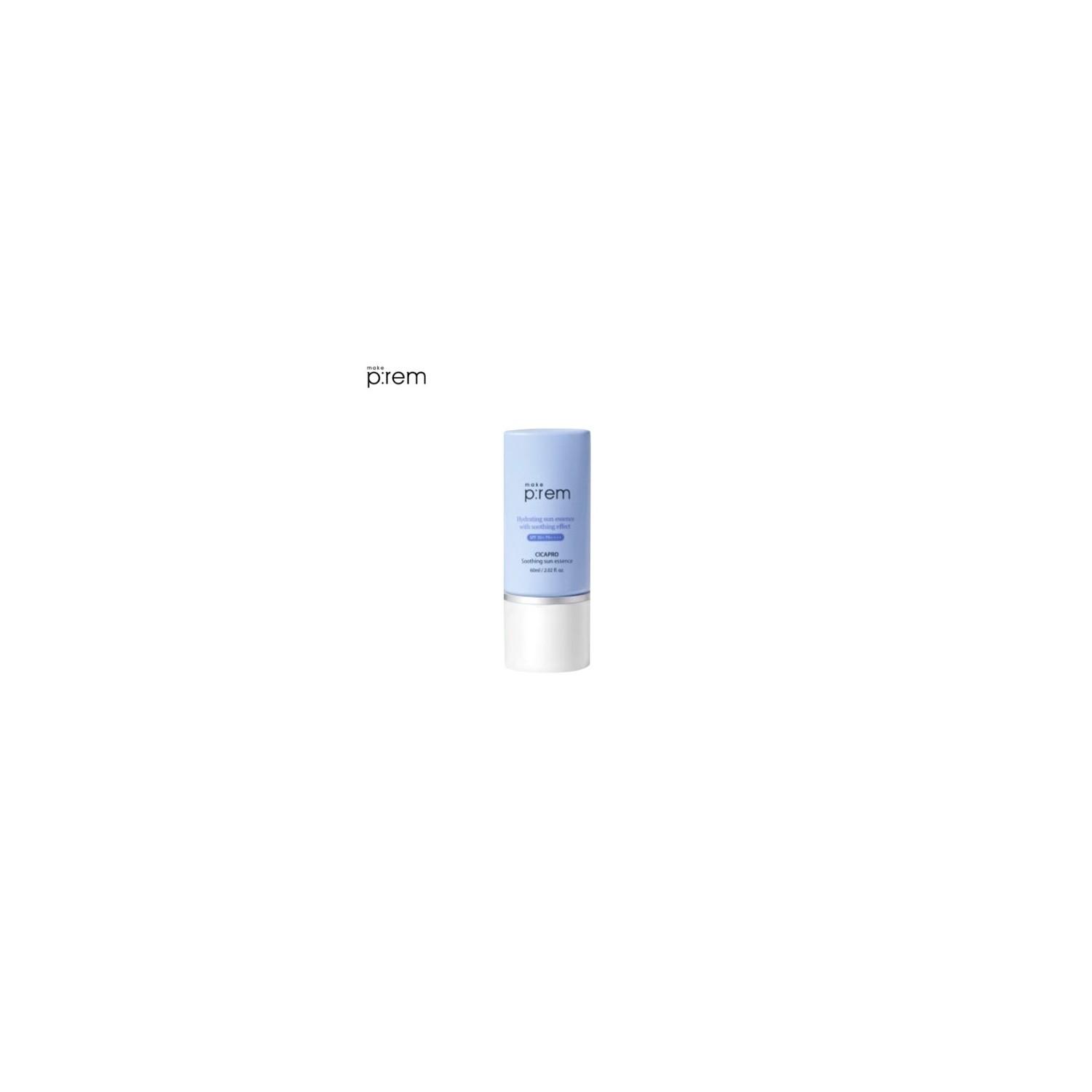MAKE P:REM Cicapro Soothing Sun Essence SPF 50+ PA++++ 60ml - ibspot.com