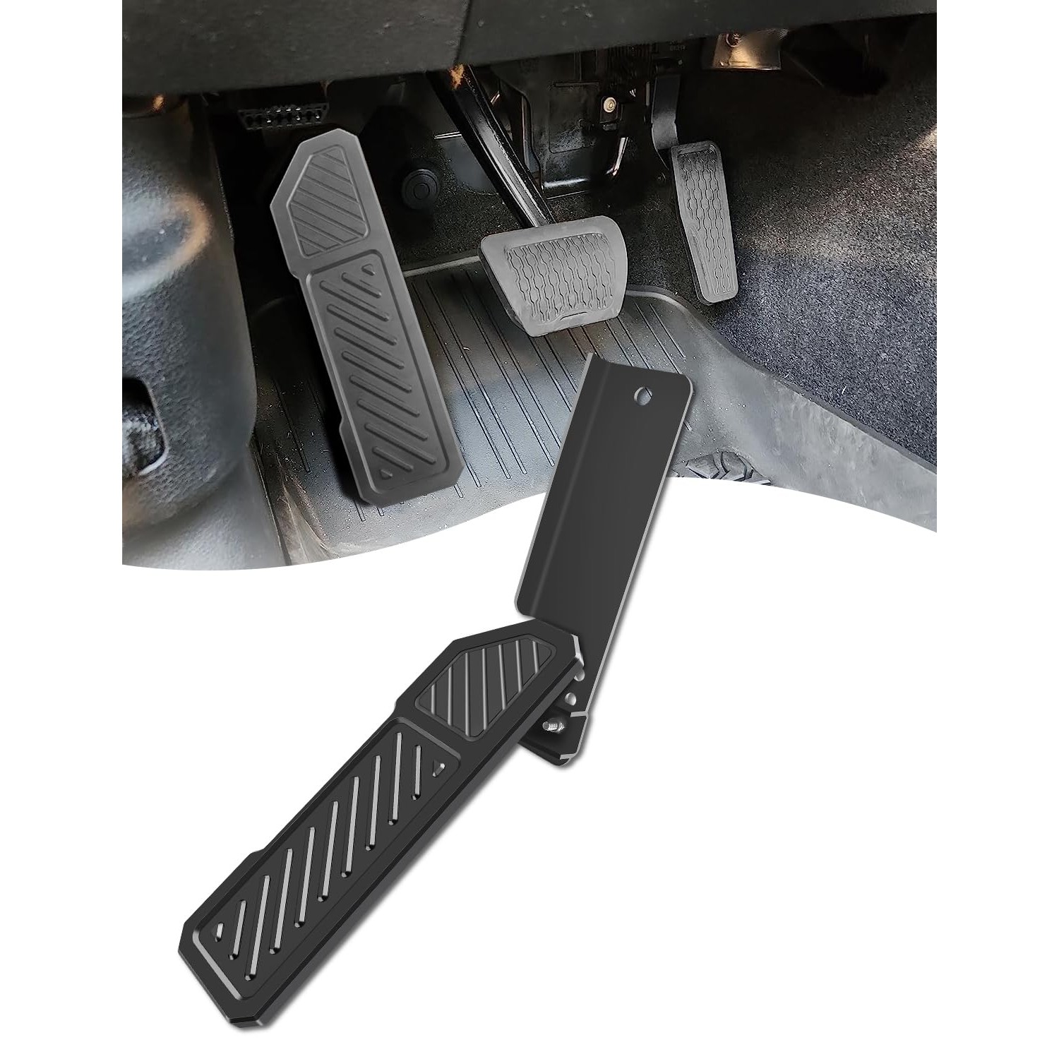 Dead Pedal for Jeep 4xe, Aluminum Gladiator Dead Pedal Adjustable JL ...