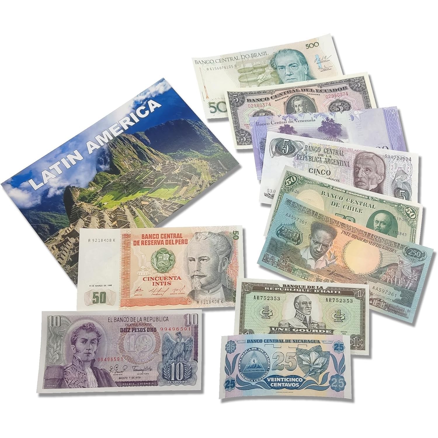 10 Banknotes from Latin America - Banknotes World Currency Collection ...