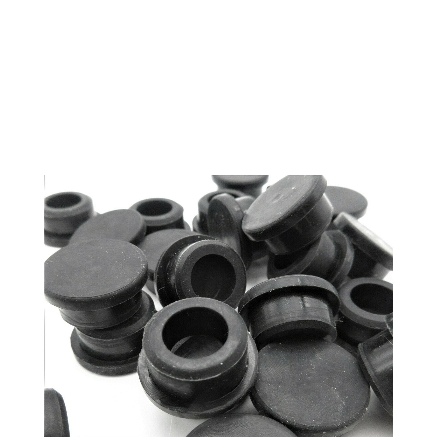 15 Pcs Black Rubber Plugs for Holes - Rubber Hole Plugs with ...