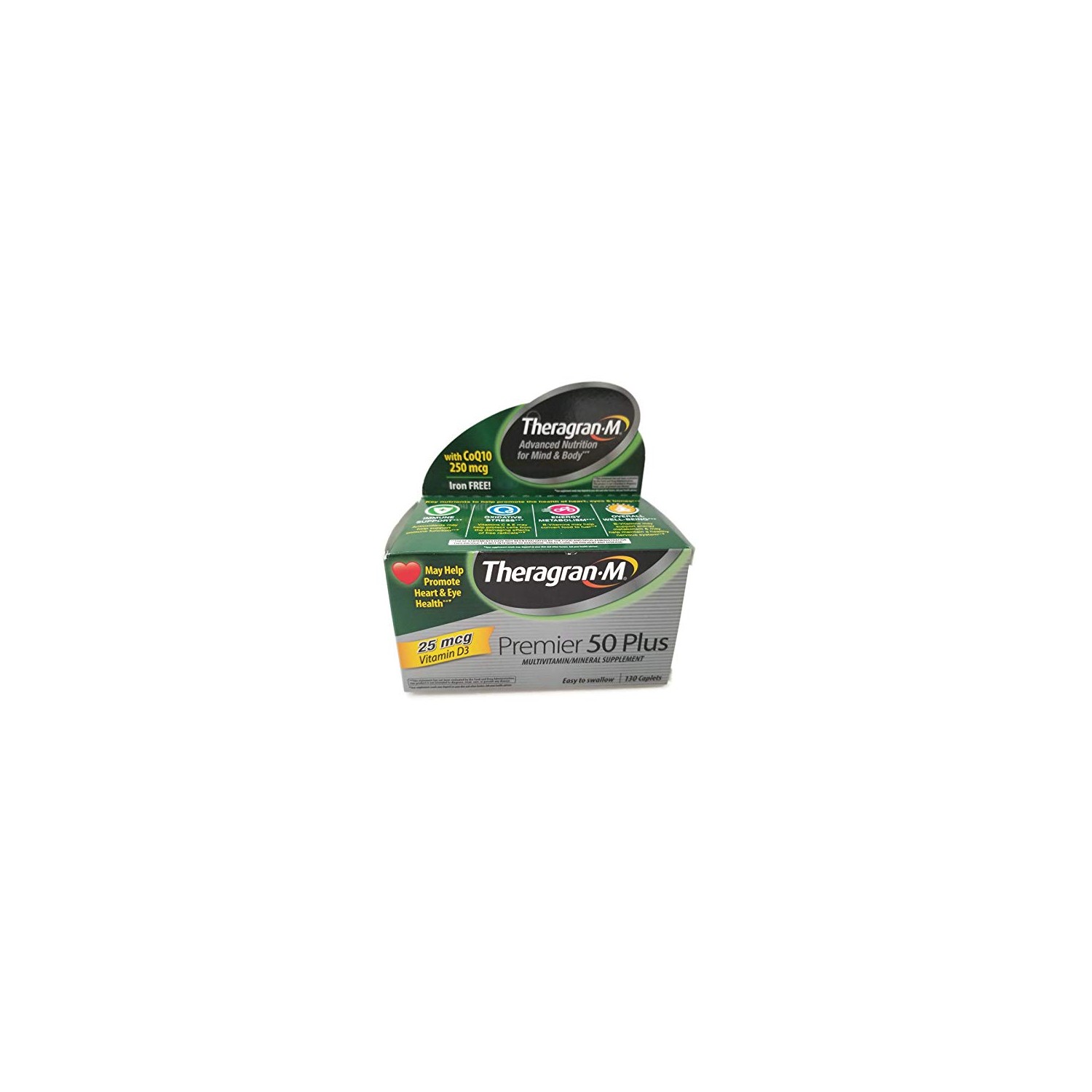 Multivitamin/Multimineral Supplement with Lutein & Lycopene, 130 ...