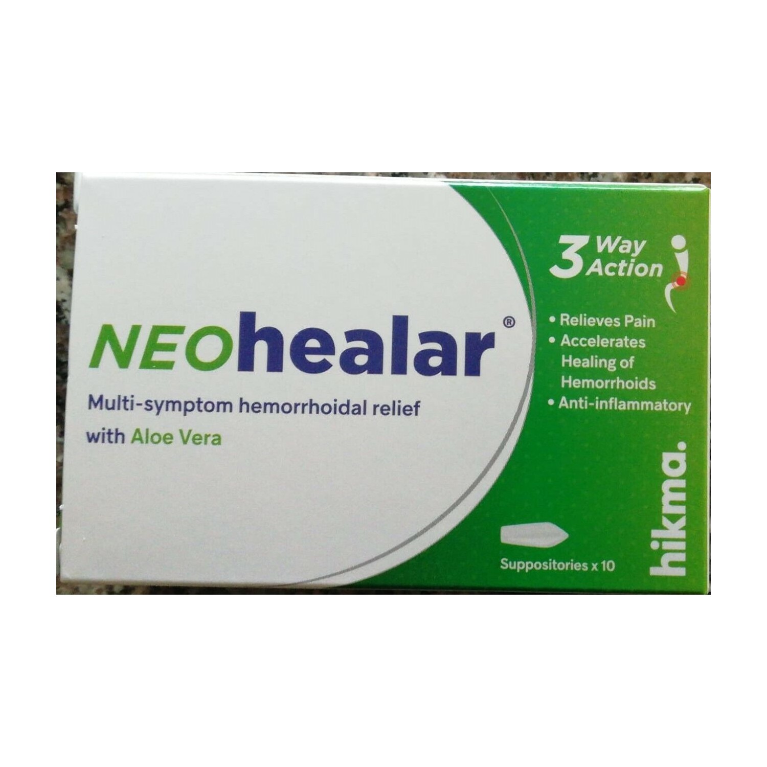 2 Box NEO Healar 100% Natural Suppositories Hemorrhoids Cure Treatment ...