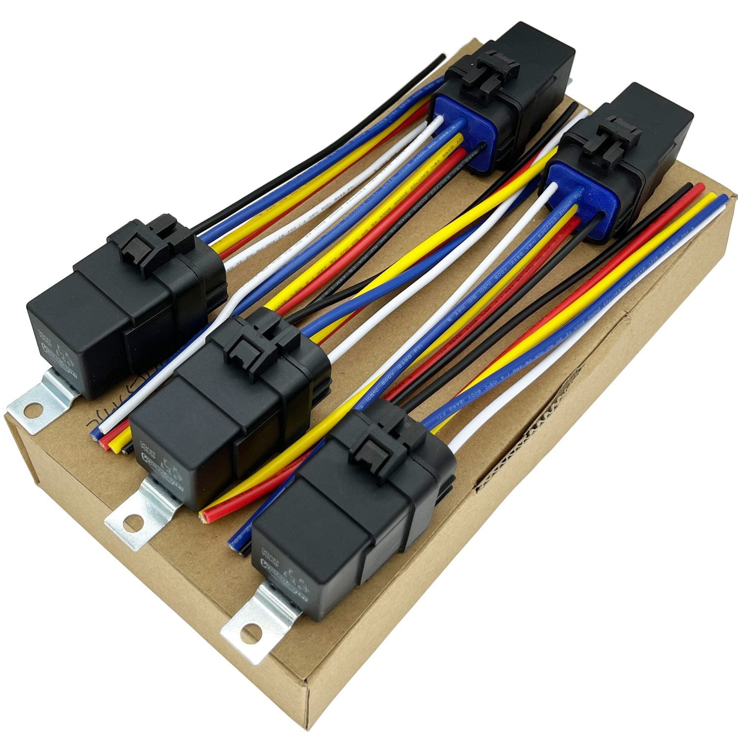 irhapsody Relay 24V, 30/40 Amp Waterproof Relay, 5 Pin Automotive Relay ...