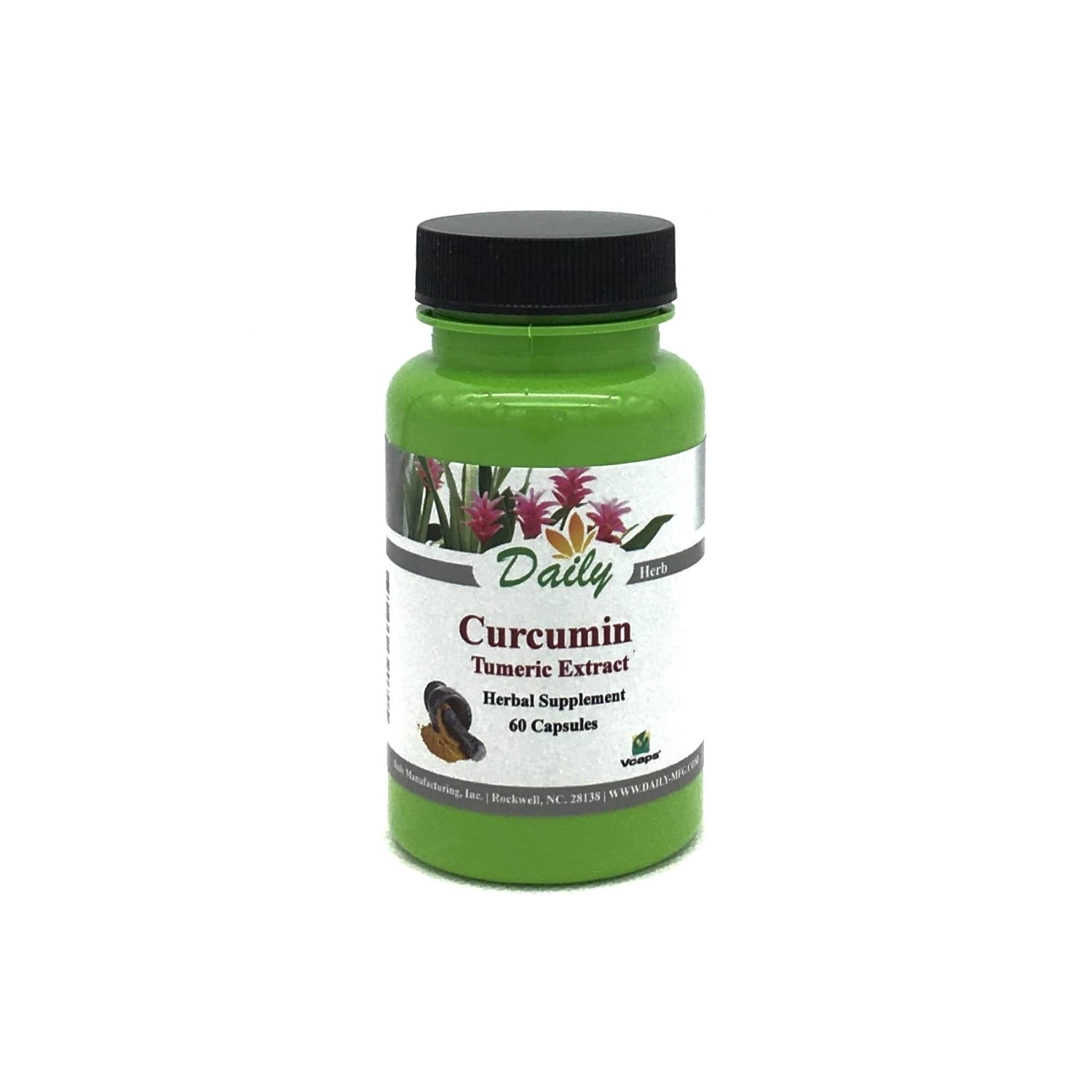 Daily Manufacturing Curcumin (250 mg from Turmeric & Black Pepper ...