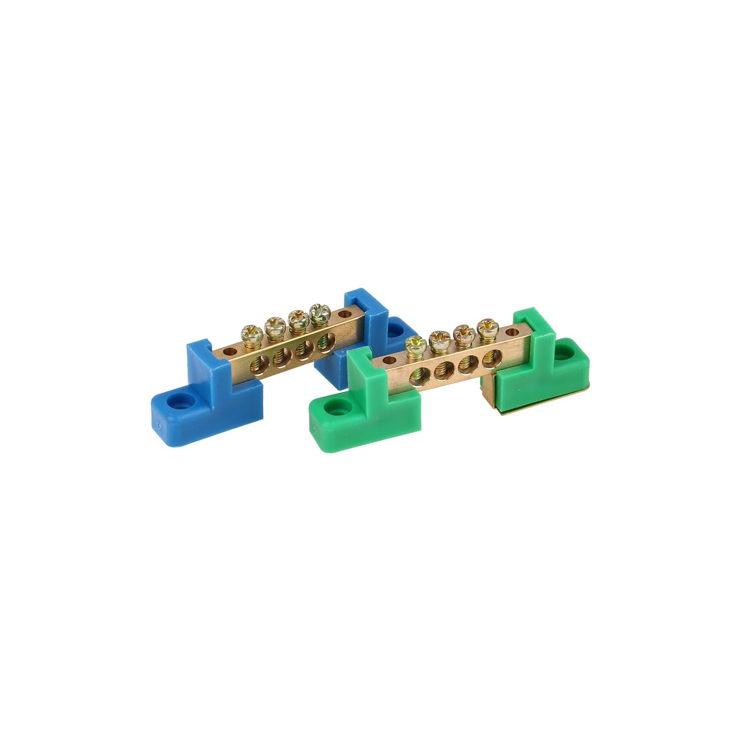 Terminal Block Brass Wire Screw Terminal Grounding Strip - ibspot.com
