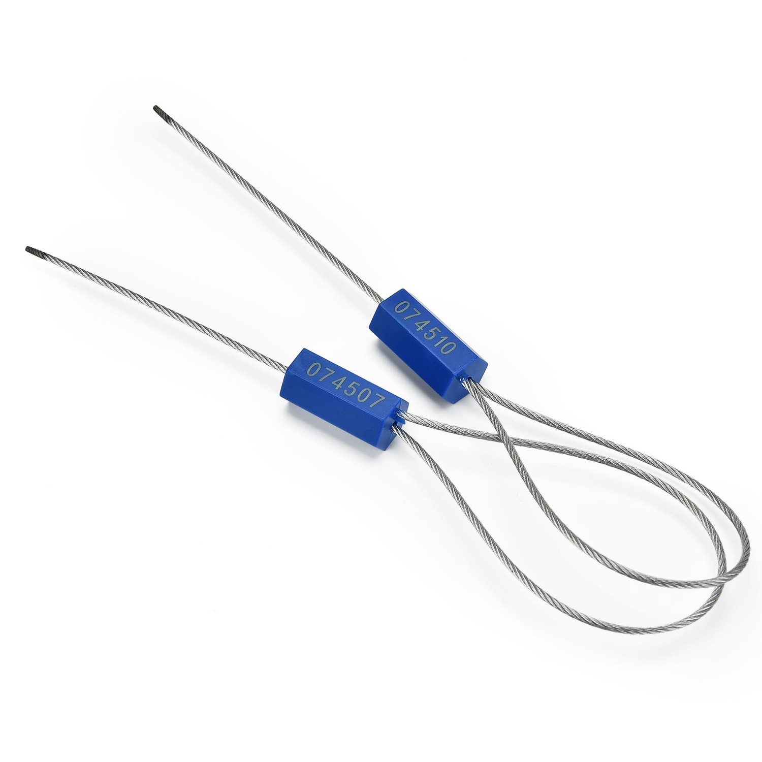 Steel Wire Security Cable Seals Disposable Heavy Duty Ties Straps Seal ...
