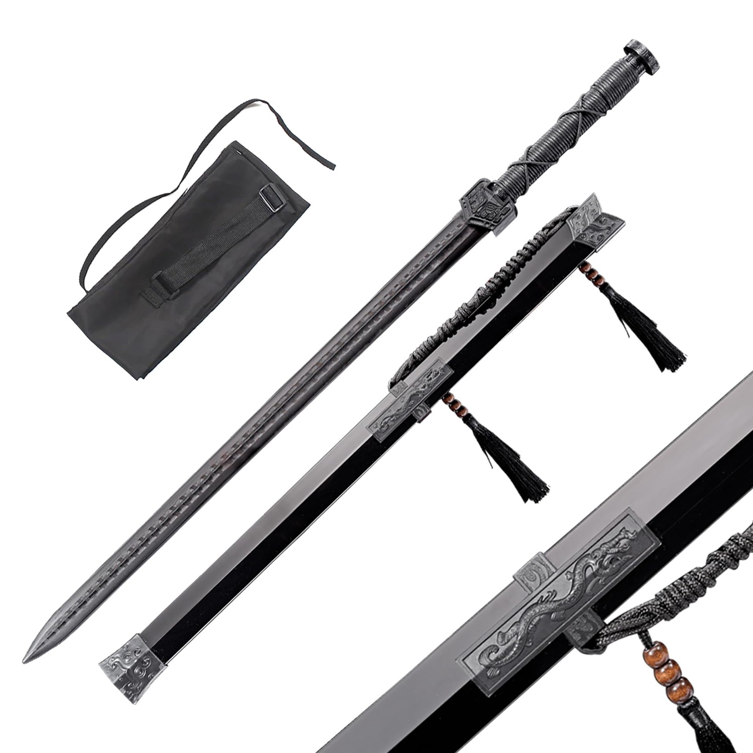 Chinese Han Sword Polypropylene Long Sword with high Toughness Training ...