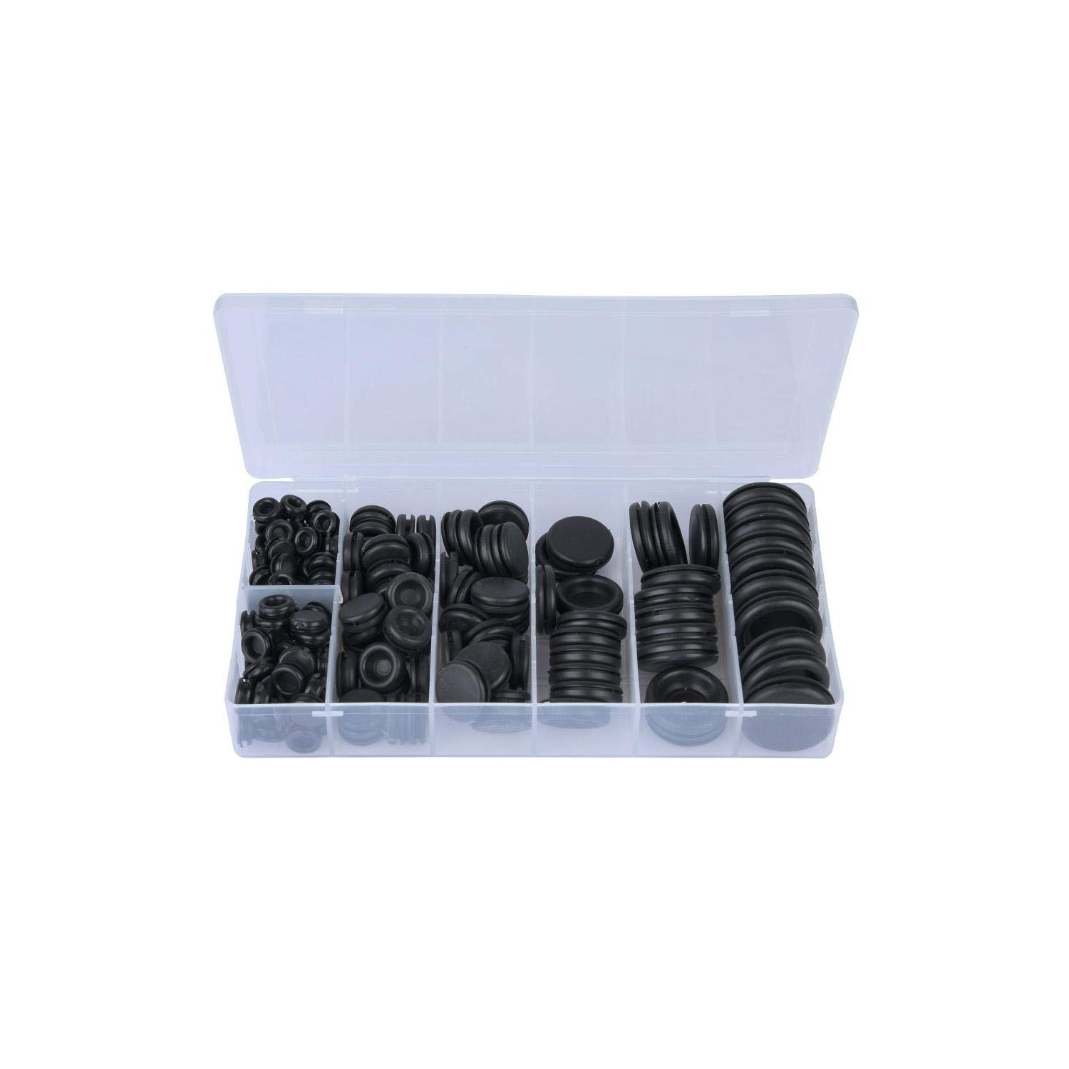 Rubber Grommet Kit, 300 Pieces, 12 Sizes, Rubber Grommet, O-Ring ...