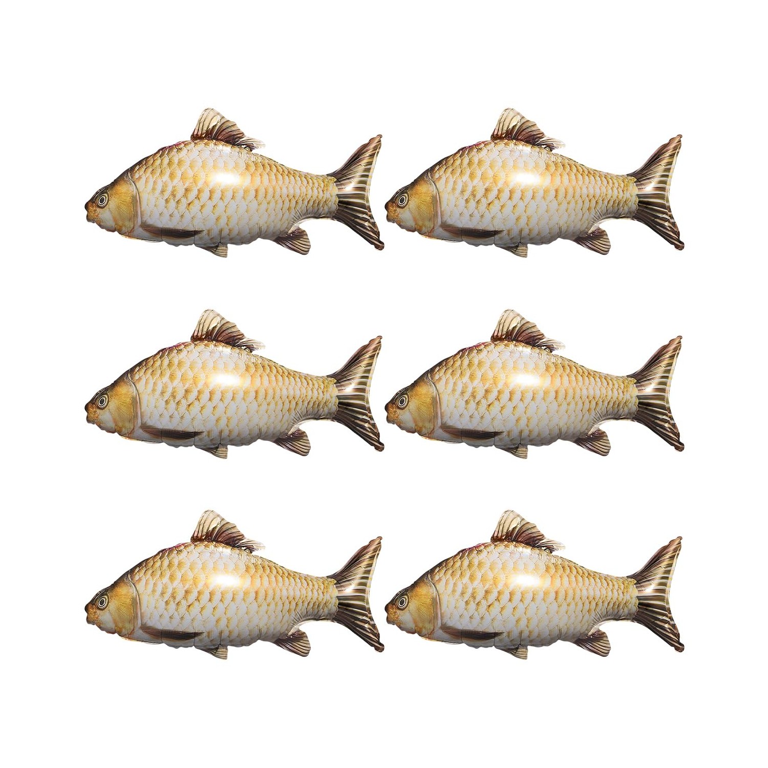 6-piece set, fish balloons, inflatable carp, inflatable fish ...