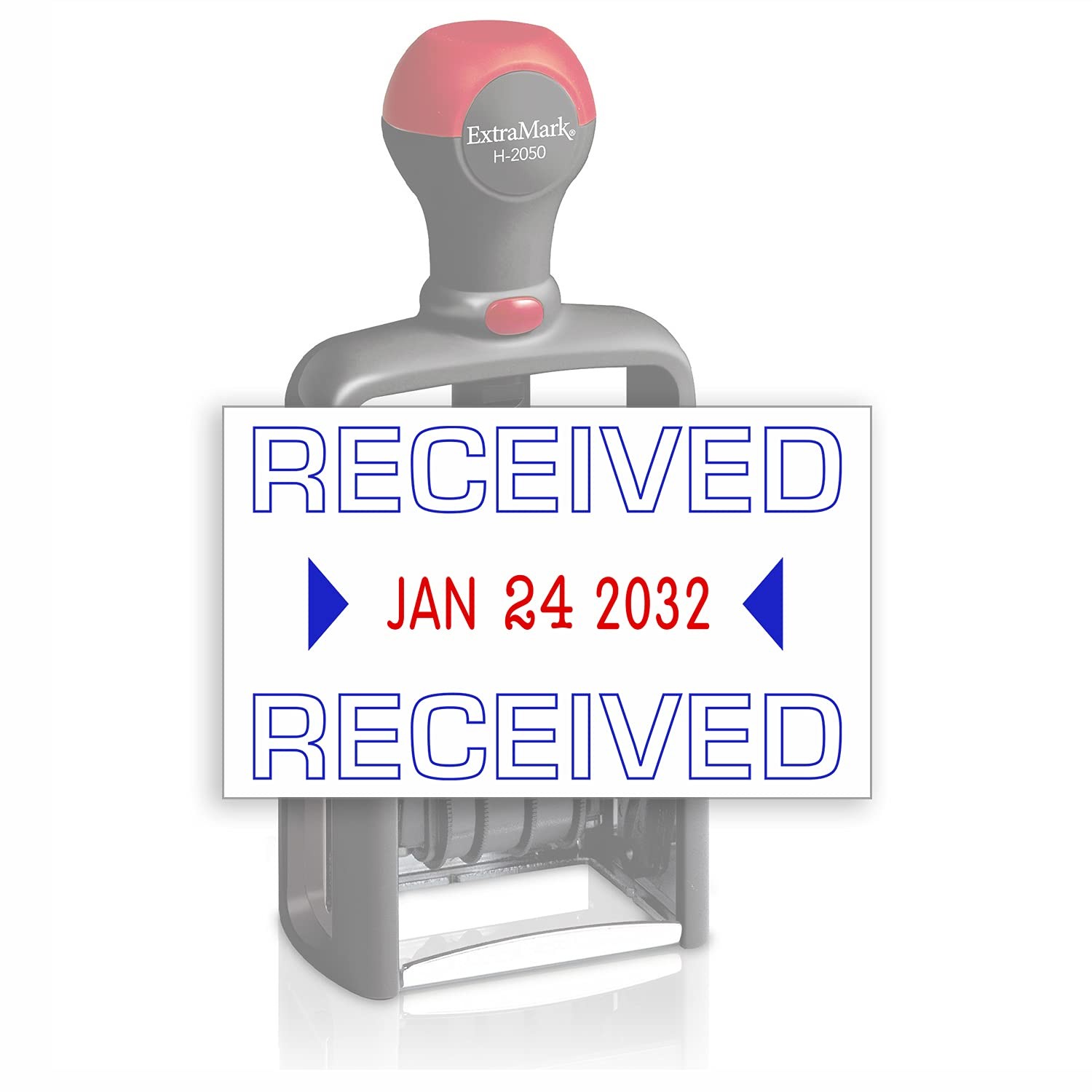 Heavy Duty Style Office Date Stamp with Received - Self Inking Dater ...