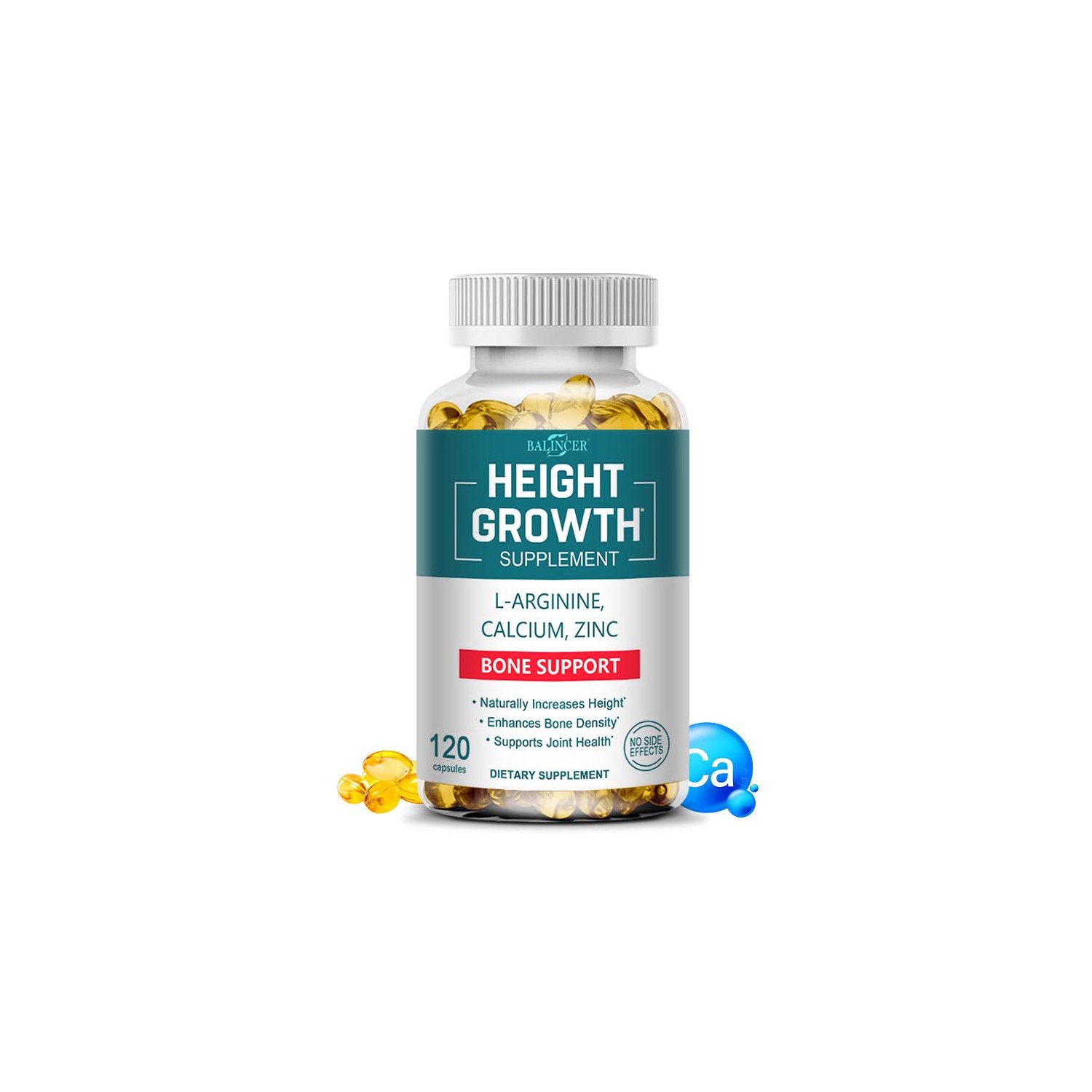 Balincer Calcium + Vitamin D3 Supplement – Supports Height Growth ...