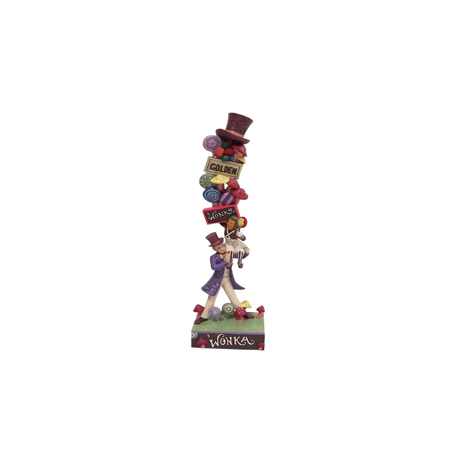 Enesco Willy Wonka and The Chocolate Factory by Jim Shore Stacked Icons ...