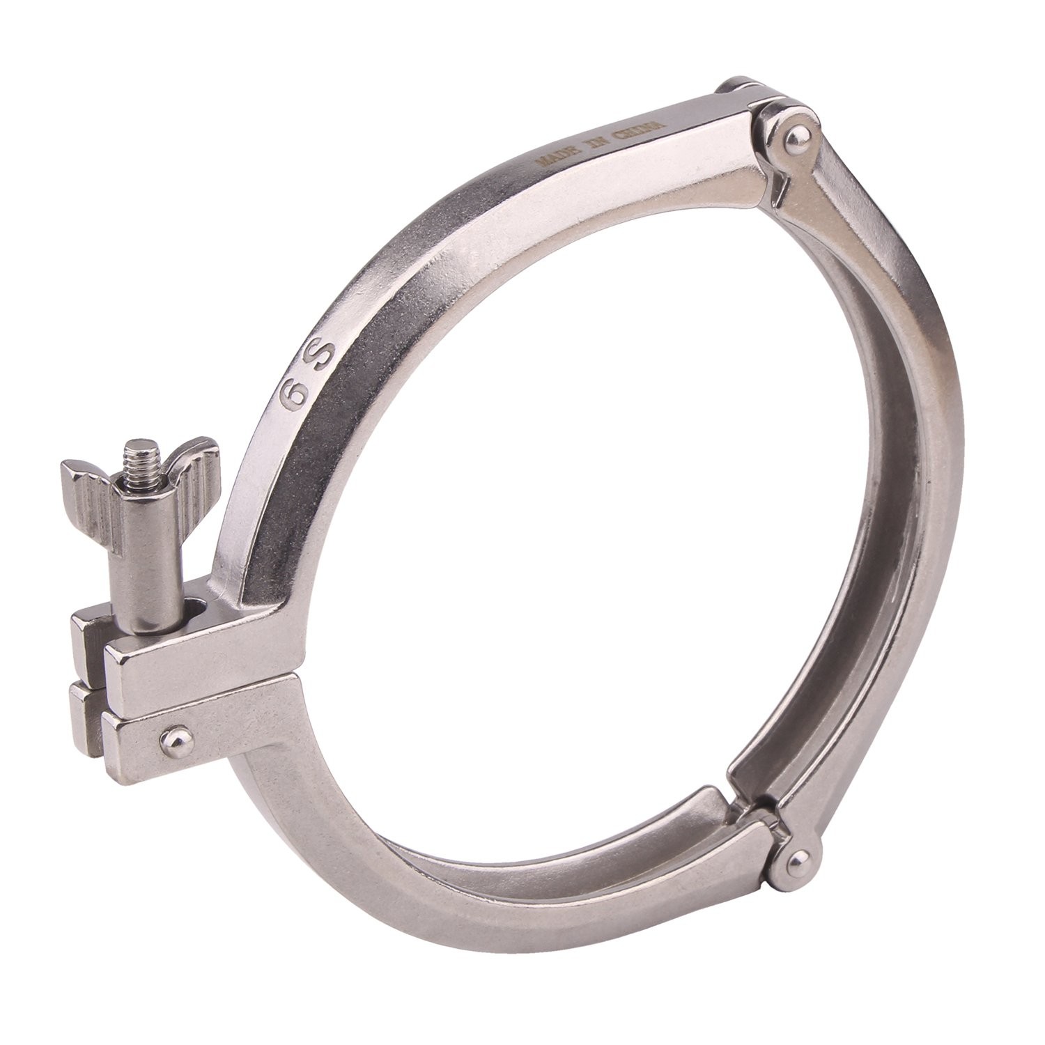 DERNORD 6 Inch Three Segment Sanitary Clamp Stainless Steel 304 Tri ...