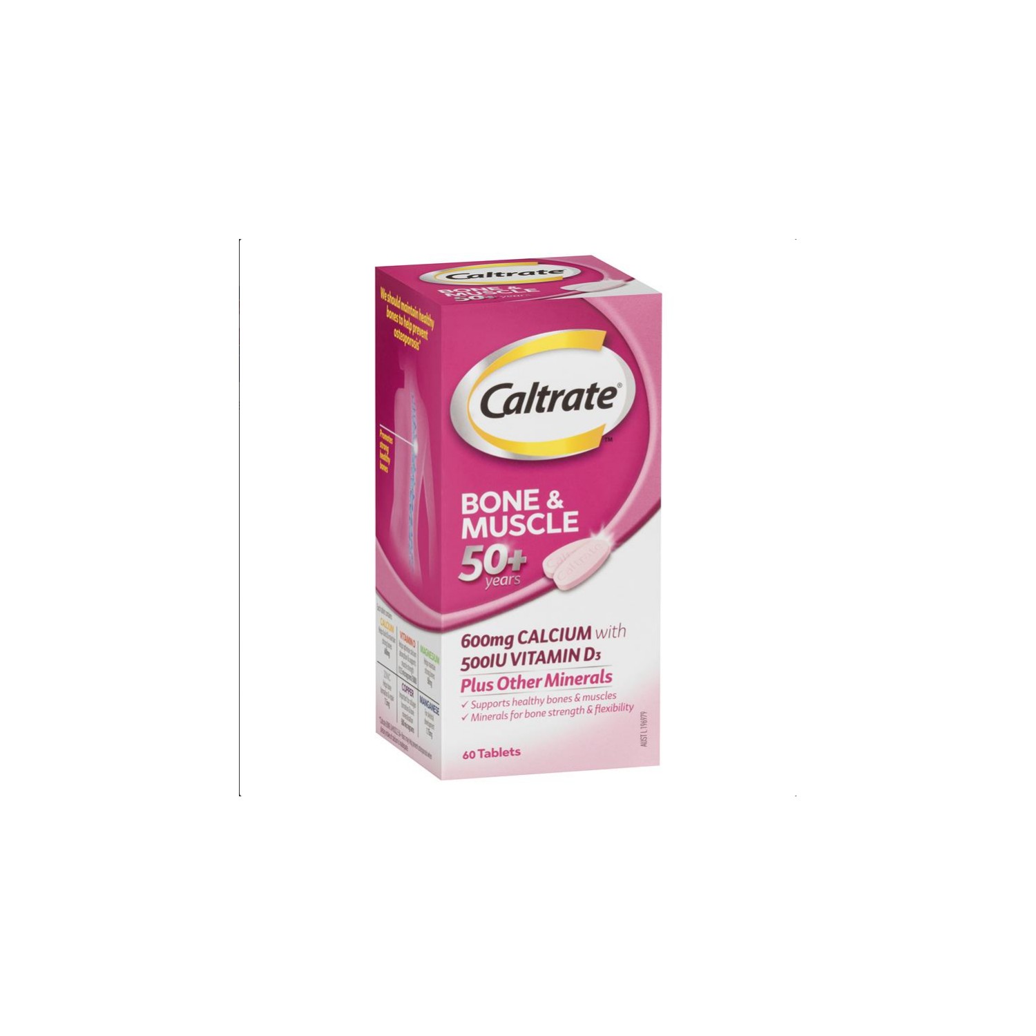Caltrate Bone & Muscle 50+ 60 Tablets - ibspot.com