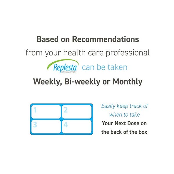Replesta 50,000 IU Vitamin D3 Cholecalciferol, for Vitamin D Deficiency ...