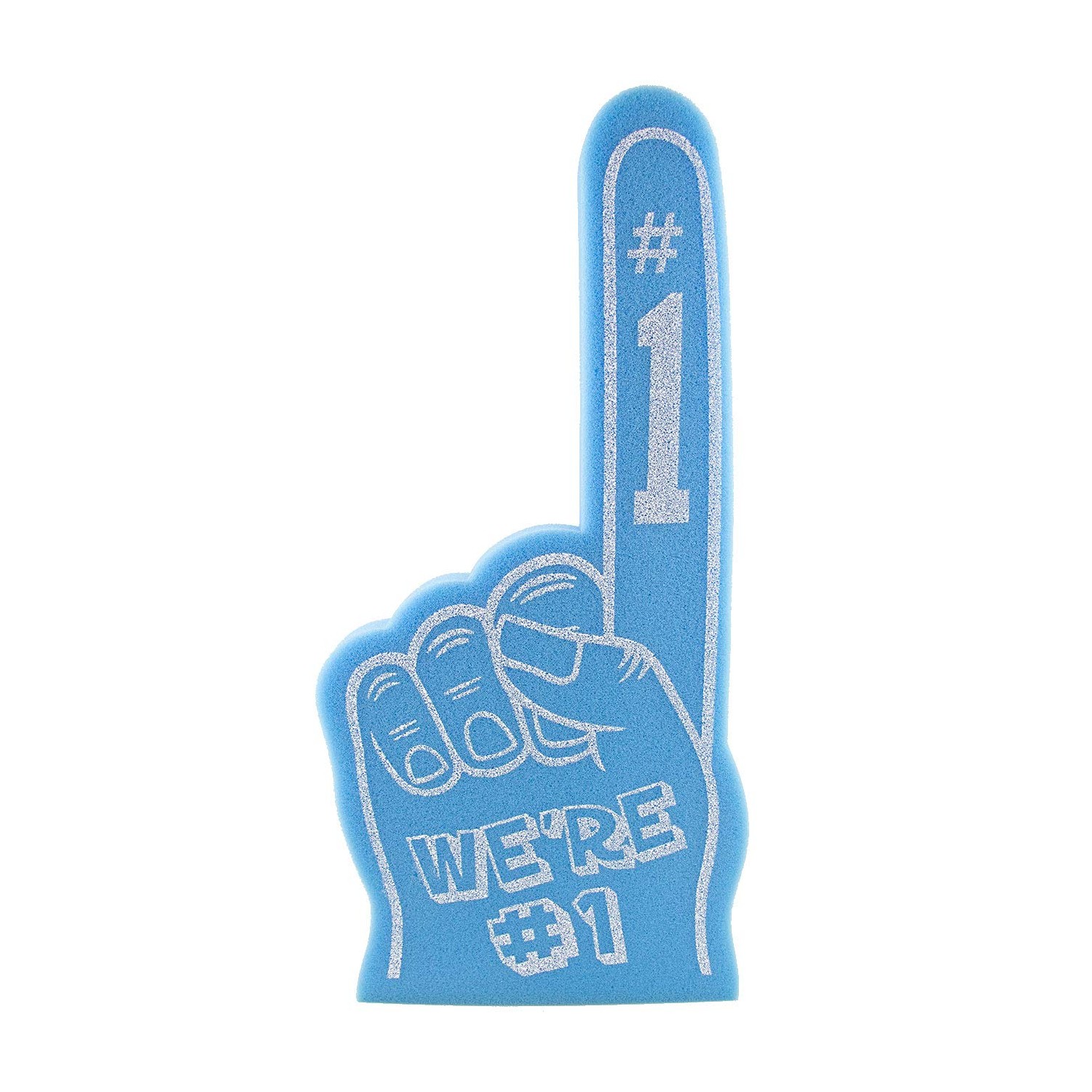 Finger We're Number 1 Foam Hand for All Occasions Cheerleading Pompom ...