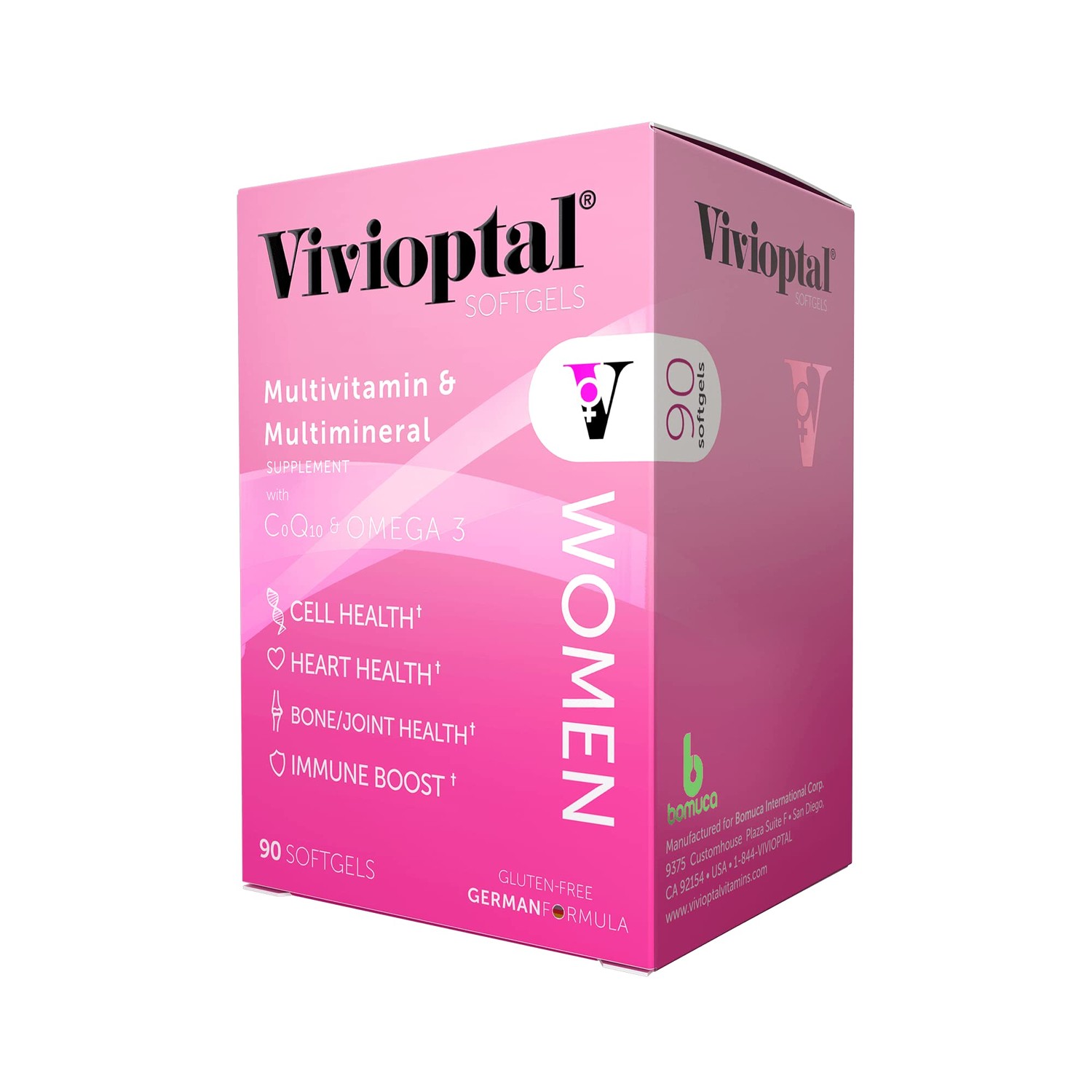 Vivioptal Women 90 Softgels - Multivitamin & Multimineral Supplement ...