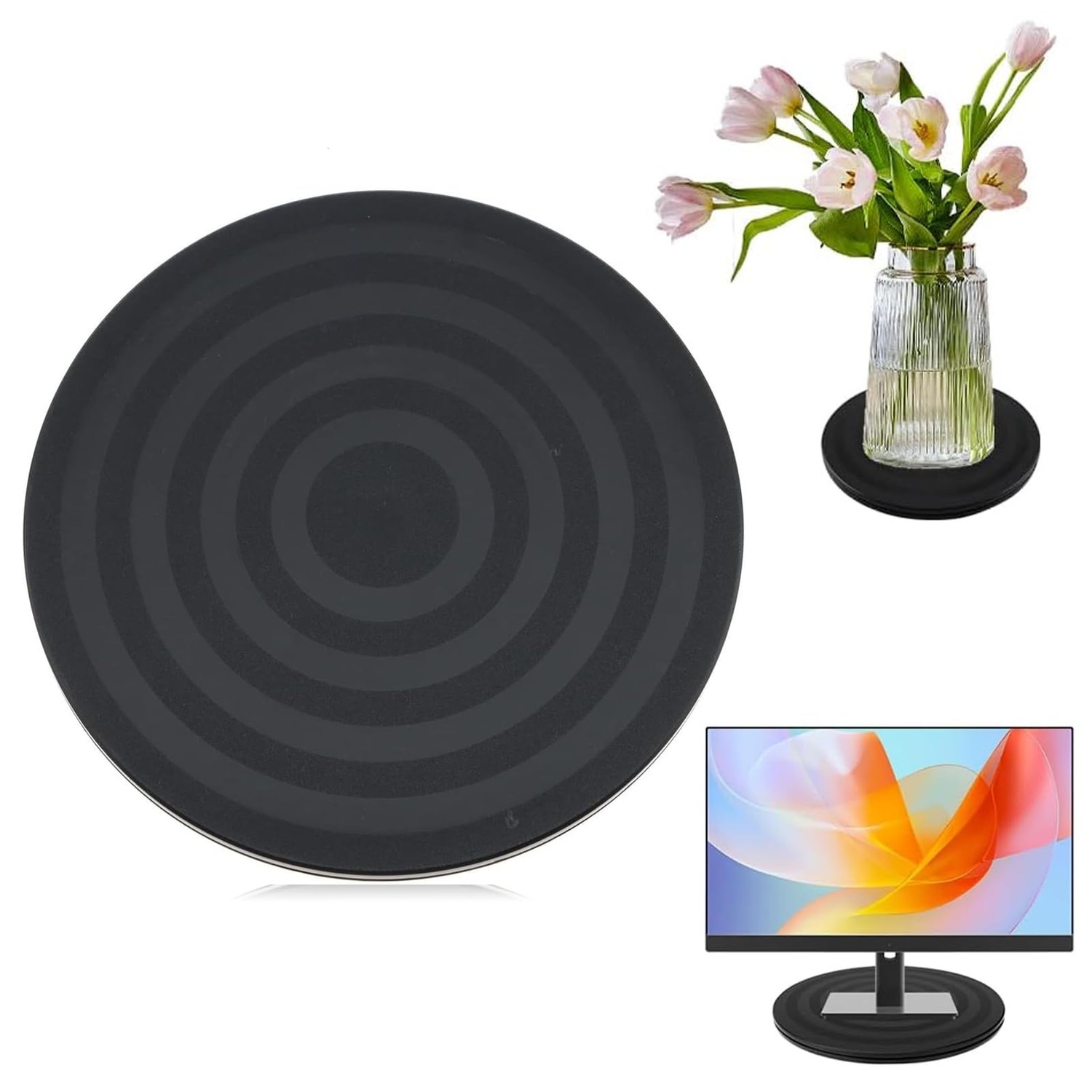 1 x Rotating Disc Universal 20 cm 360 Degree Rotating Platform ...