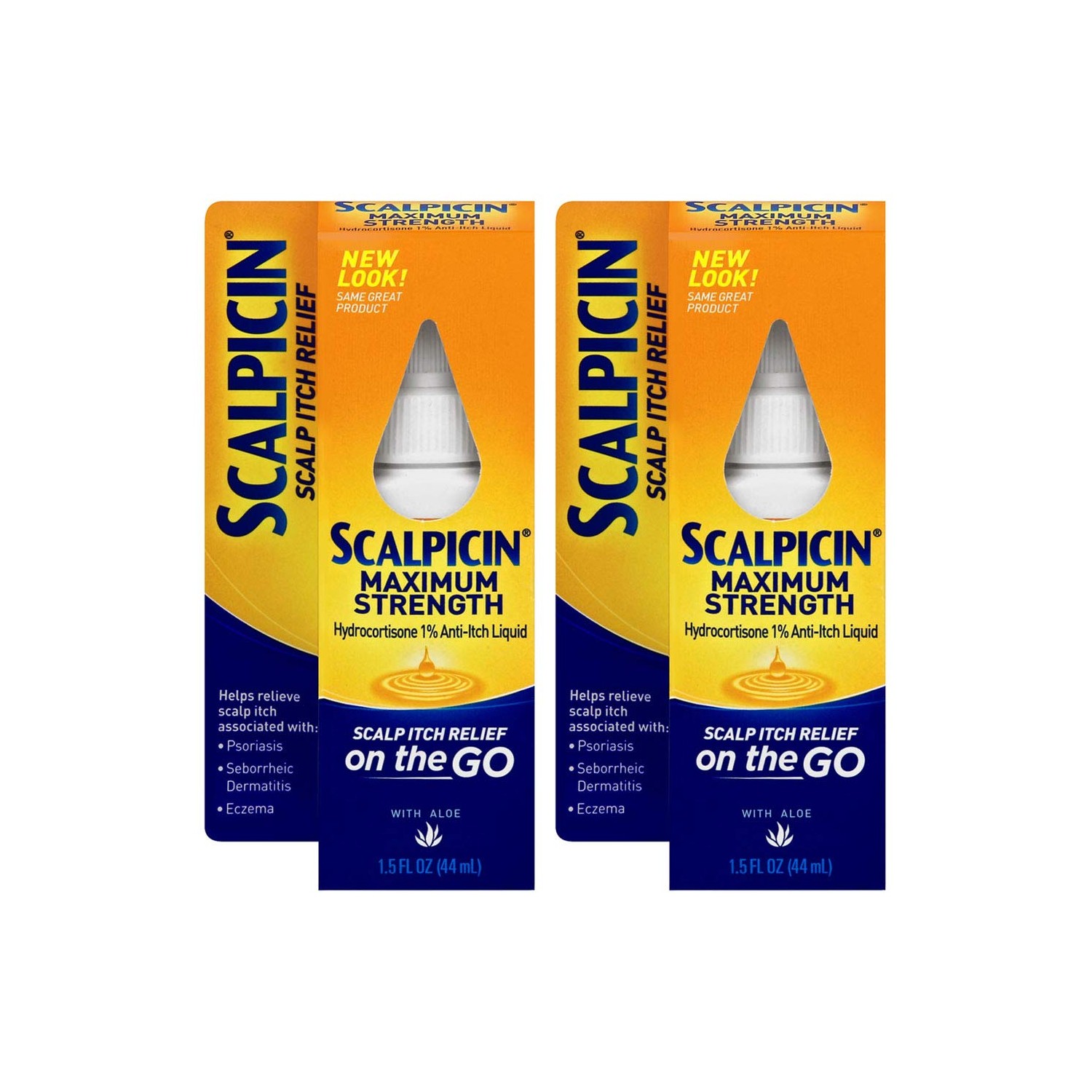 Scalpicin Maximum Strength Scalp Itch Liquid Treatment- For Relief From ...