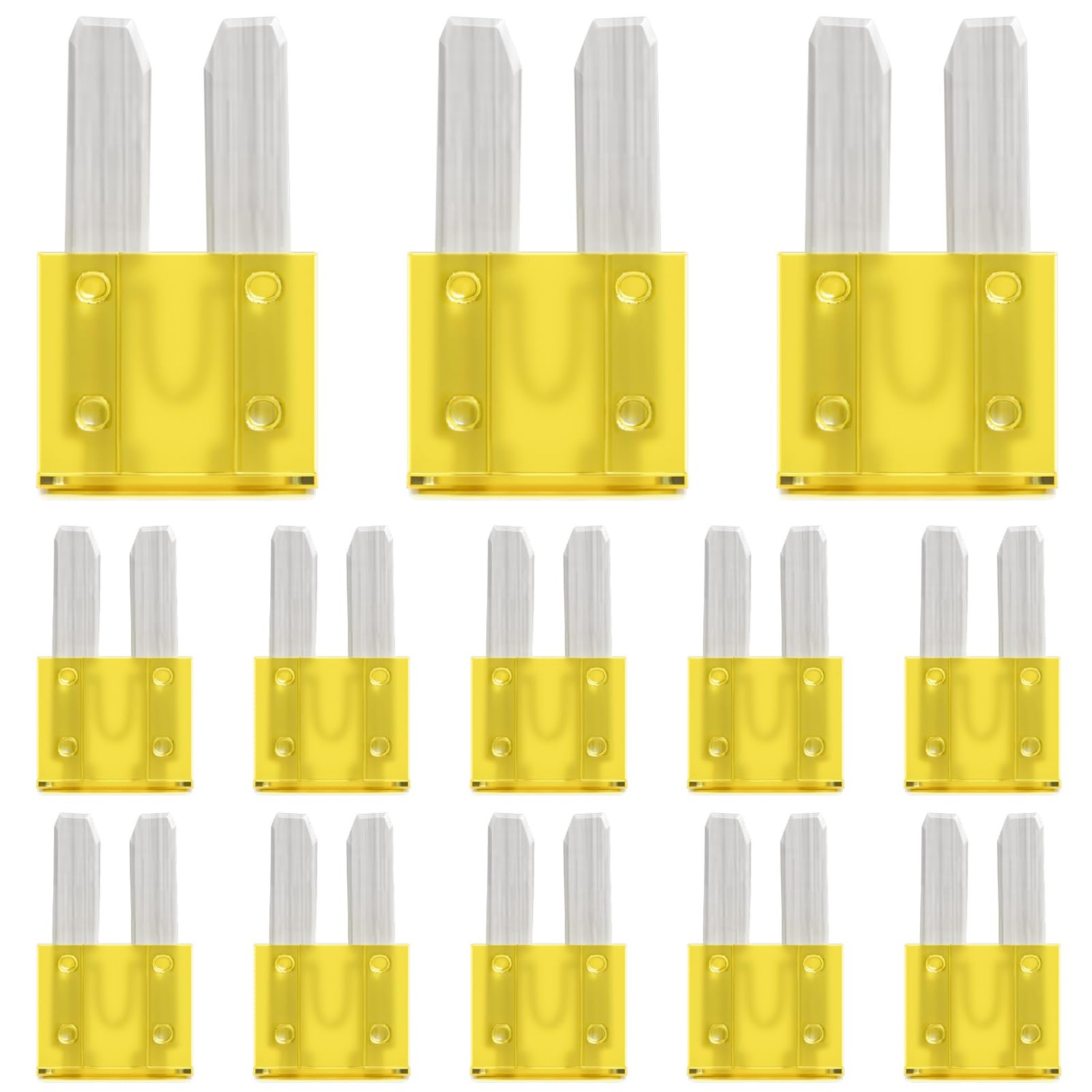 ALLECIN 20 Amp Micro2 Fuse 20Amp Micro 2 Car Fuses 20A Automotive APT ...