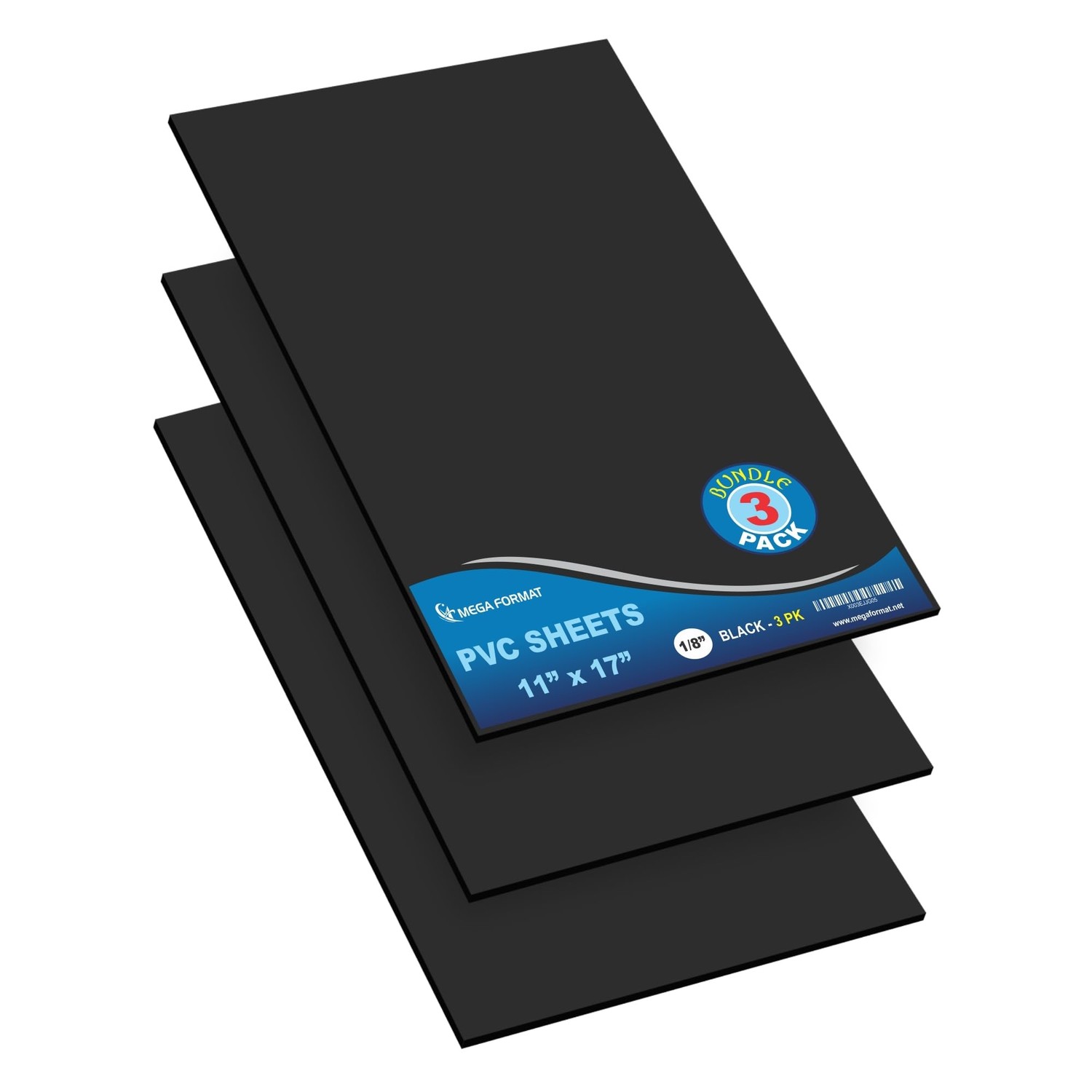 Mega Format Expanded PVC Plastic Sheets - 11" X 17" Rigid White Sheet ...