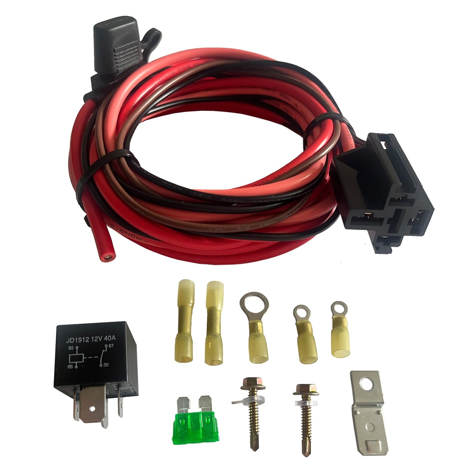 Electric Fuel Pump Relay Kit Fuel Pump Wiring Harness Kit Heavy Duty ...