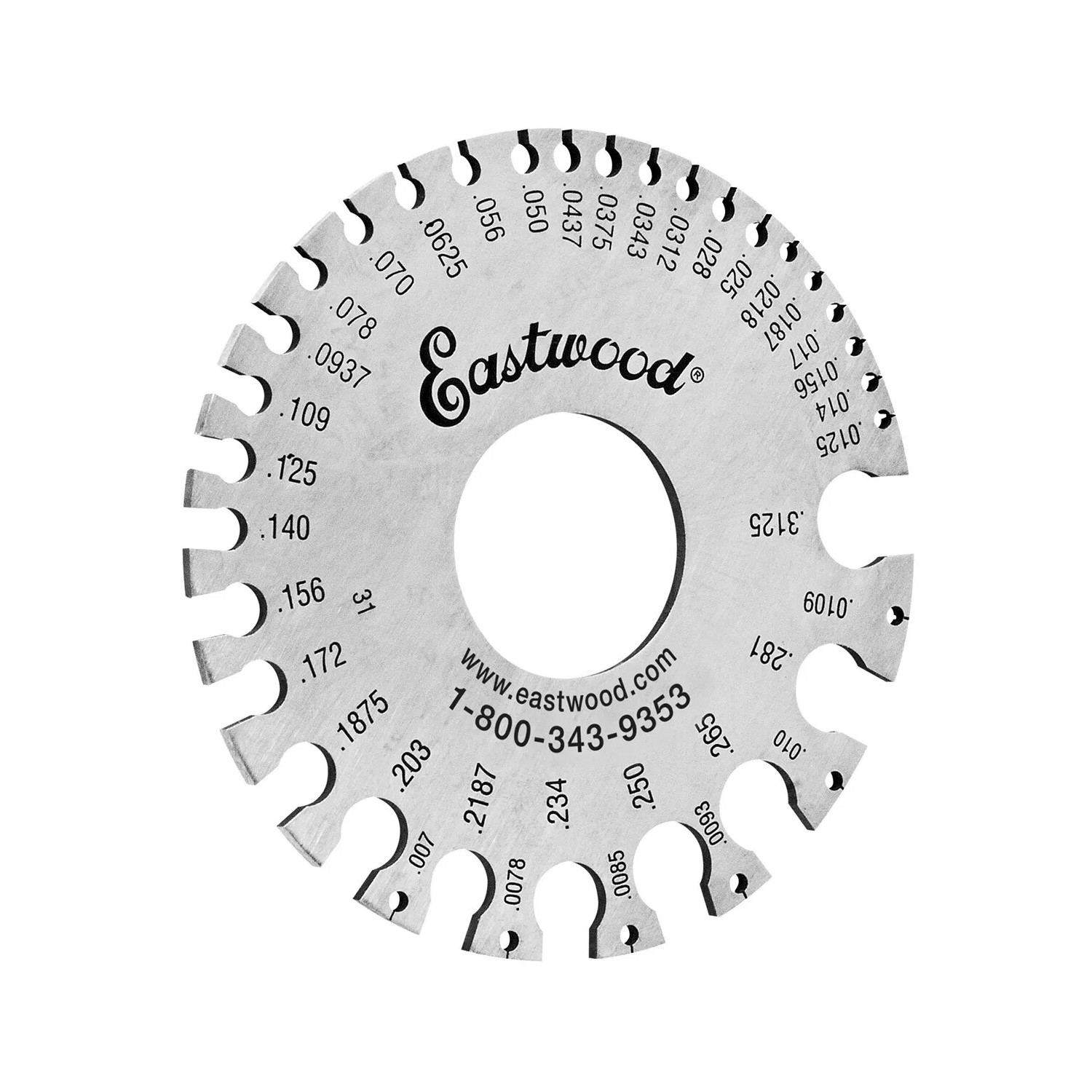 Eastwood Sheet Metal Measure and Layout Tool Gauge with AWG And SAE ...