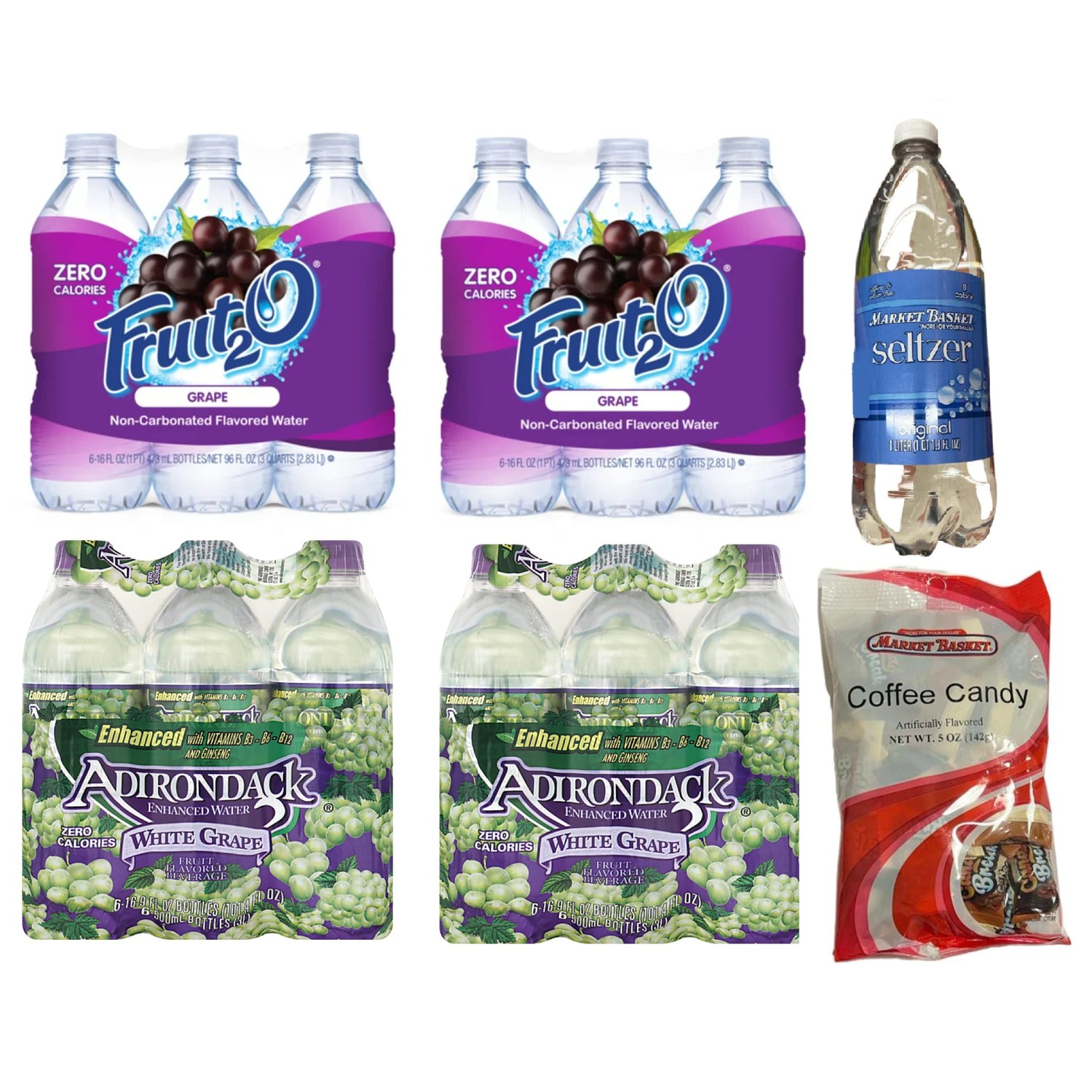 Fruit2O Zero Calorie Flavored Water Grape 16.9oz (12 bottles ...