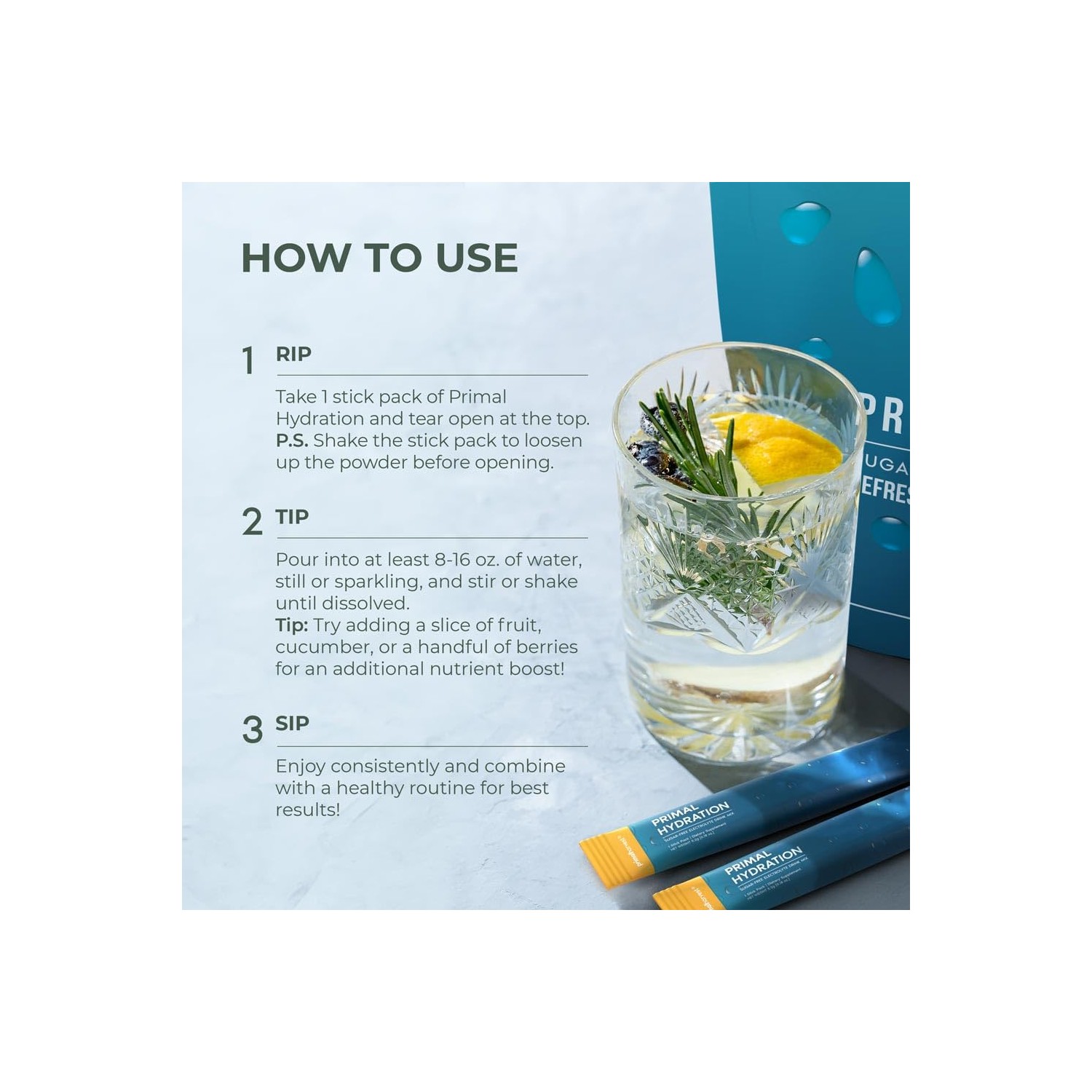 Primal Harvest Primal Harvest Electrolytes Powder Packets Primal ...