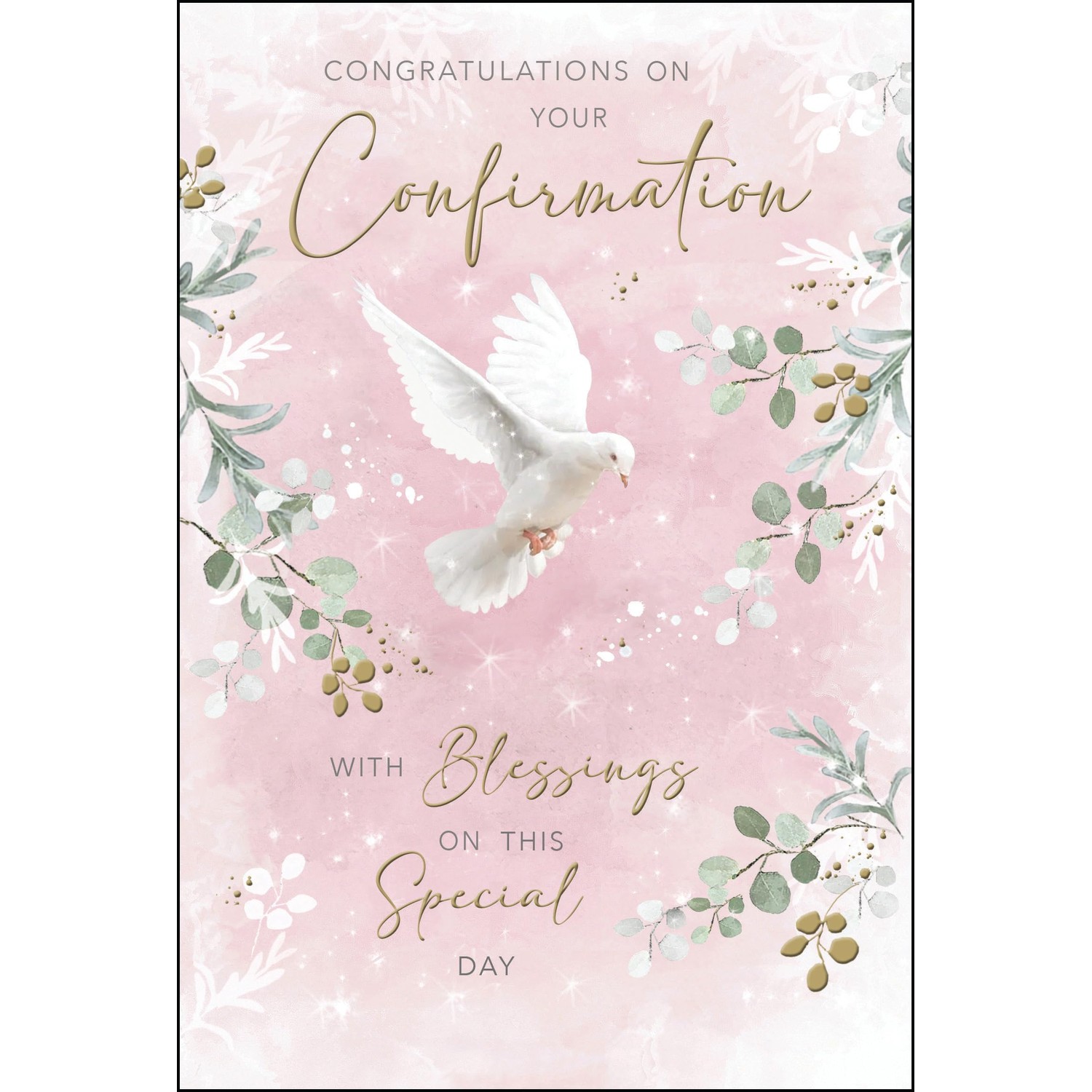 Jonny Javelin Confirmation Day Congratulations Card for Women or Girls ...