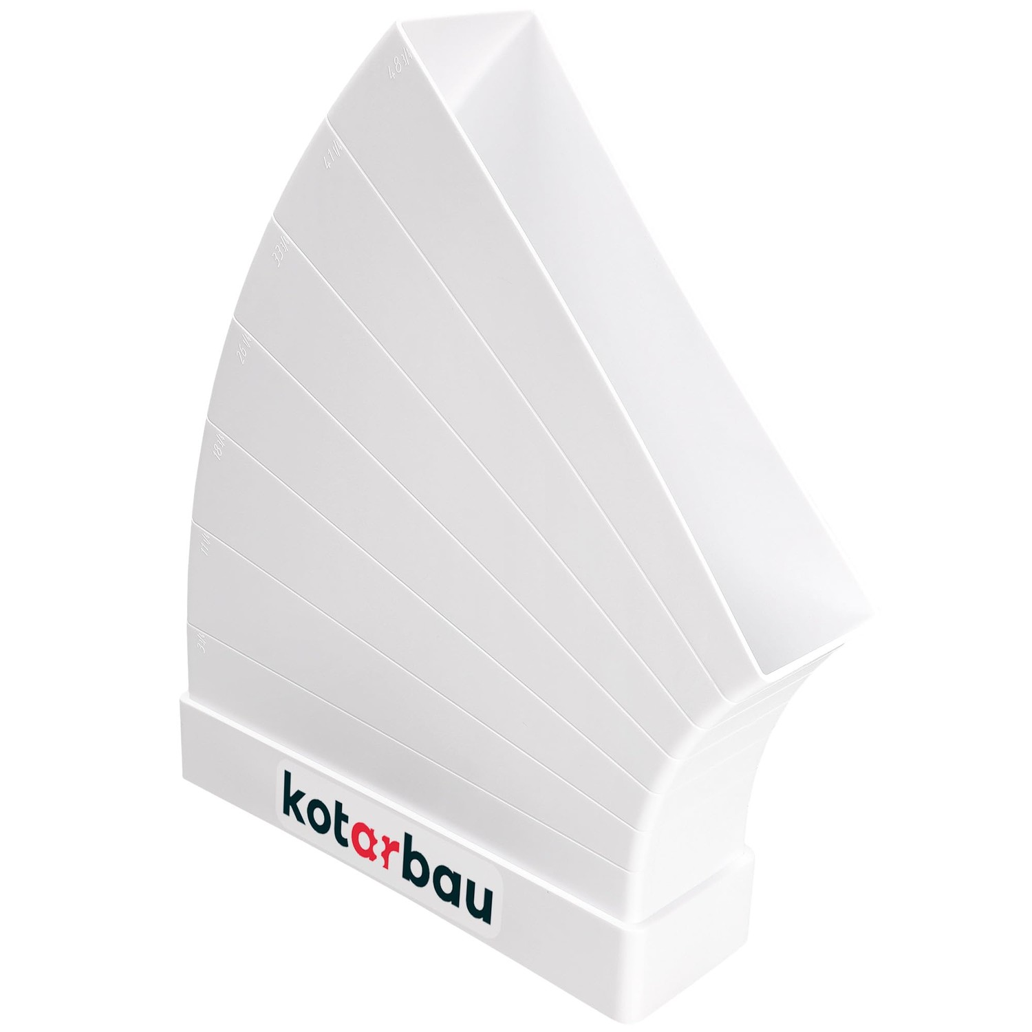 KOTARBAU® Flat Duct Bend 3° - 48° Horizontal Deflection Piece Duct ...