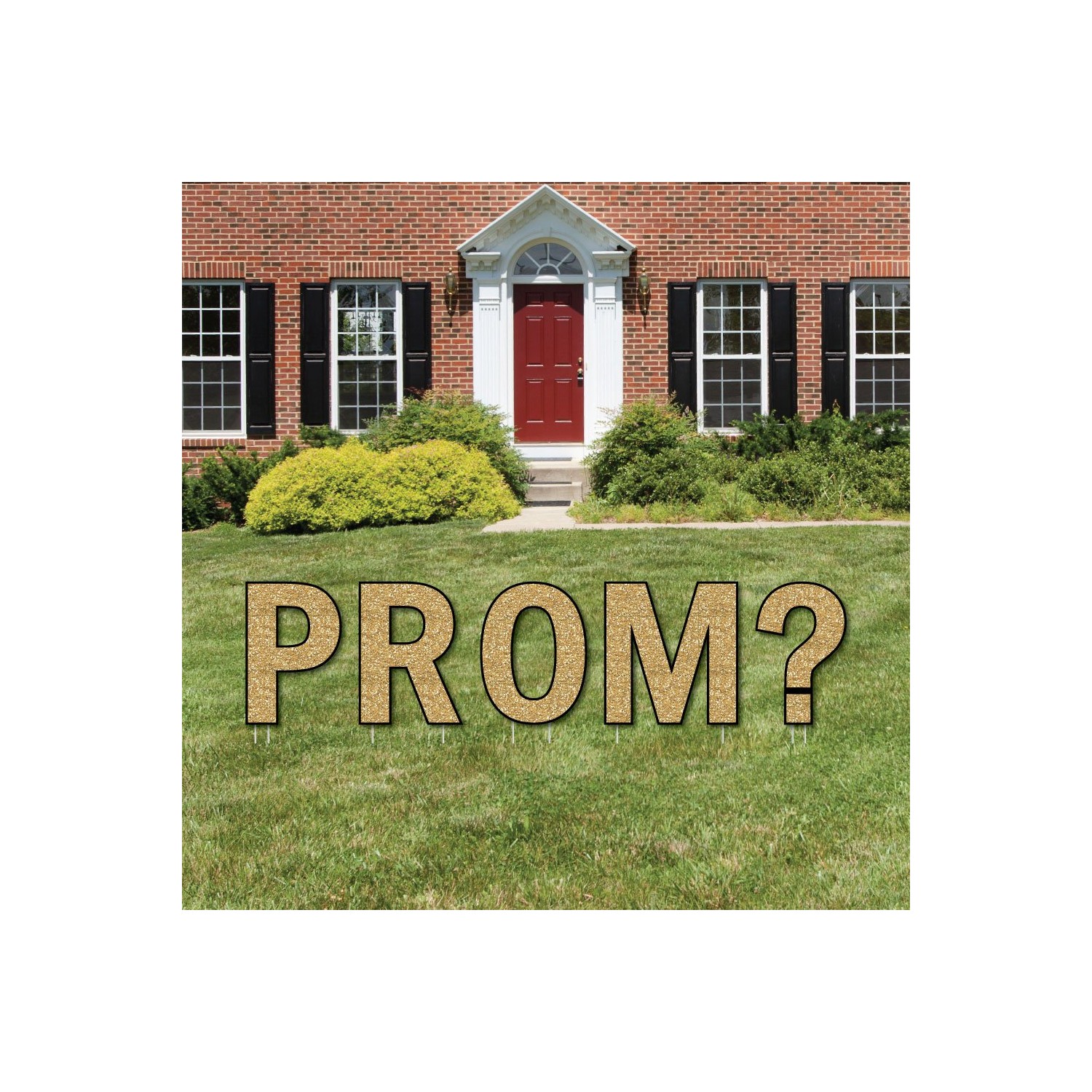 Big Dot of Happiness Promposal - Yard Sign Outdoor Lawn Decorations ...