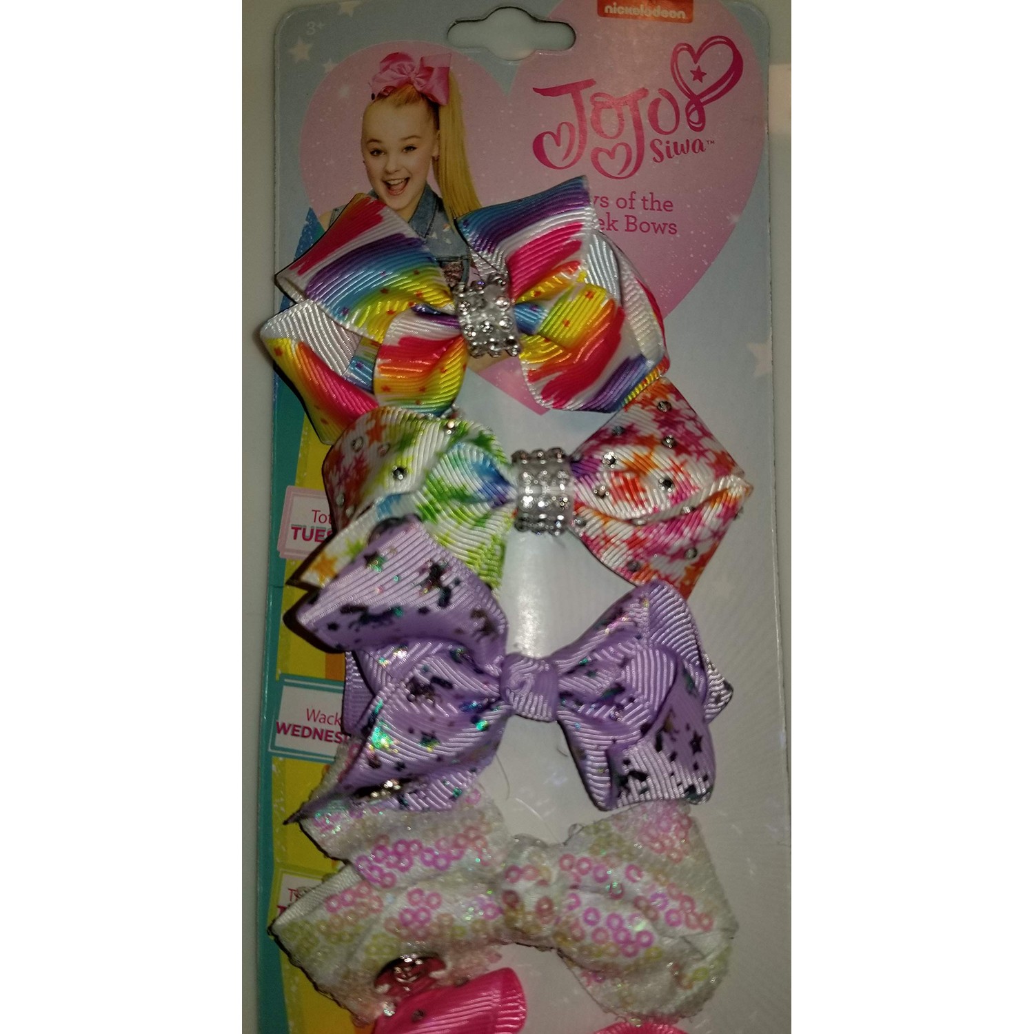 JoJo Siwa Days of the Week Bows - ibspot.com
