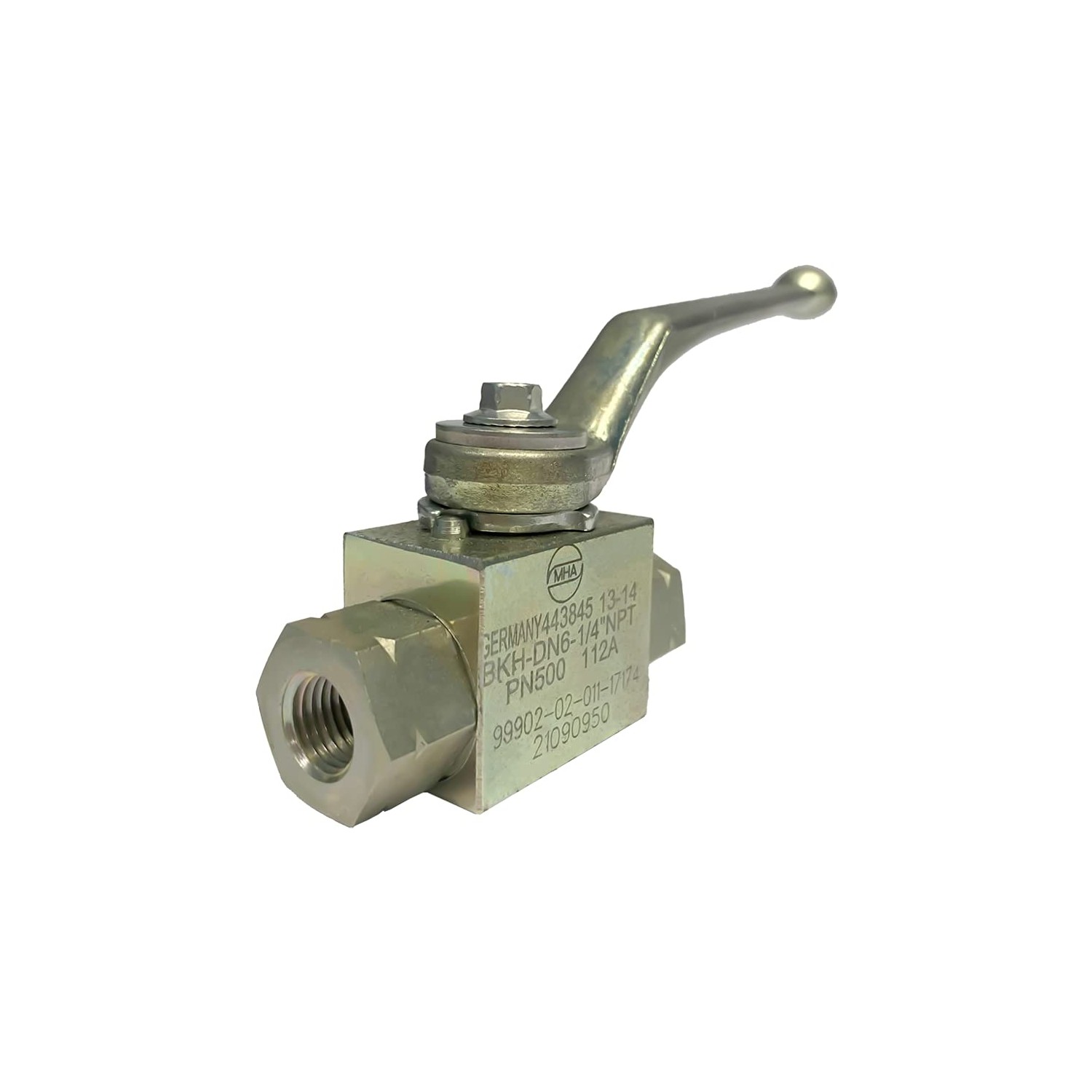 MHA-Zentgraf German Carbon Steel High Pressure Ball Valve, 1/2” NPT ...