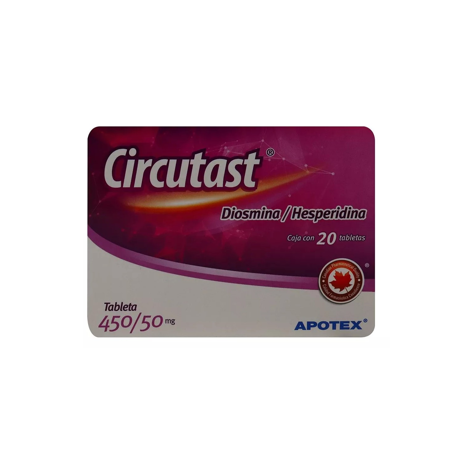 Circutast Caja C/20 Tabletas De 450/50 Mg C/u - ibspot.com