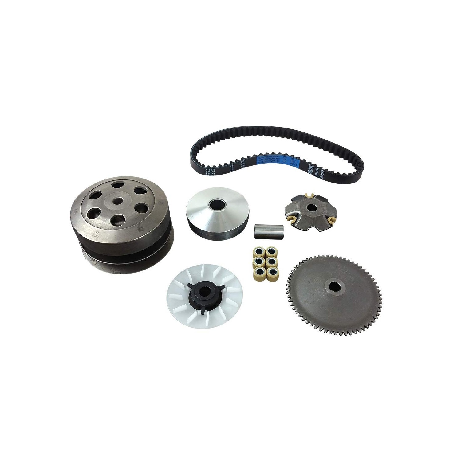 Complete 50cc 49cc 4 Stroke Scooter Moped Clutch Variator 669-18-30 ...