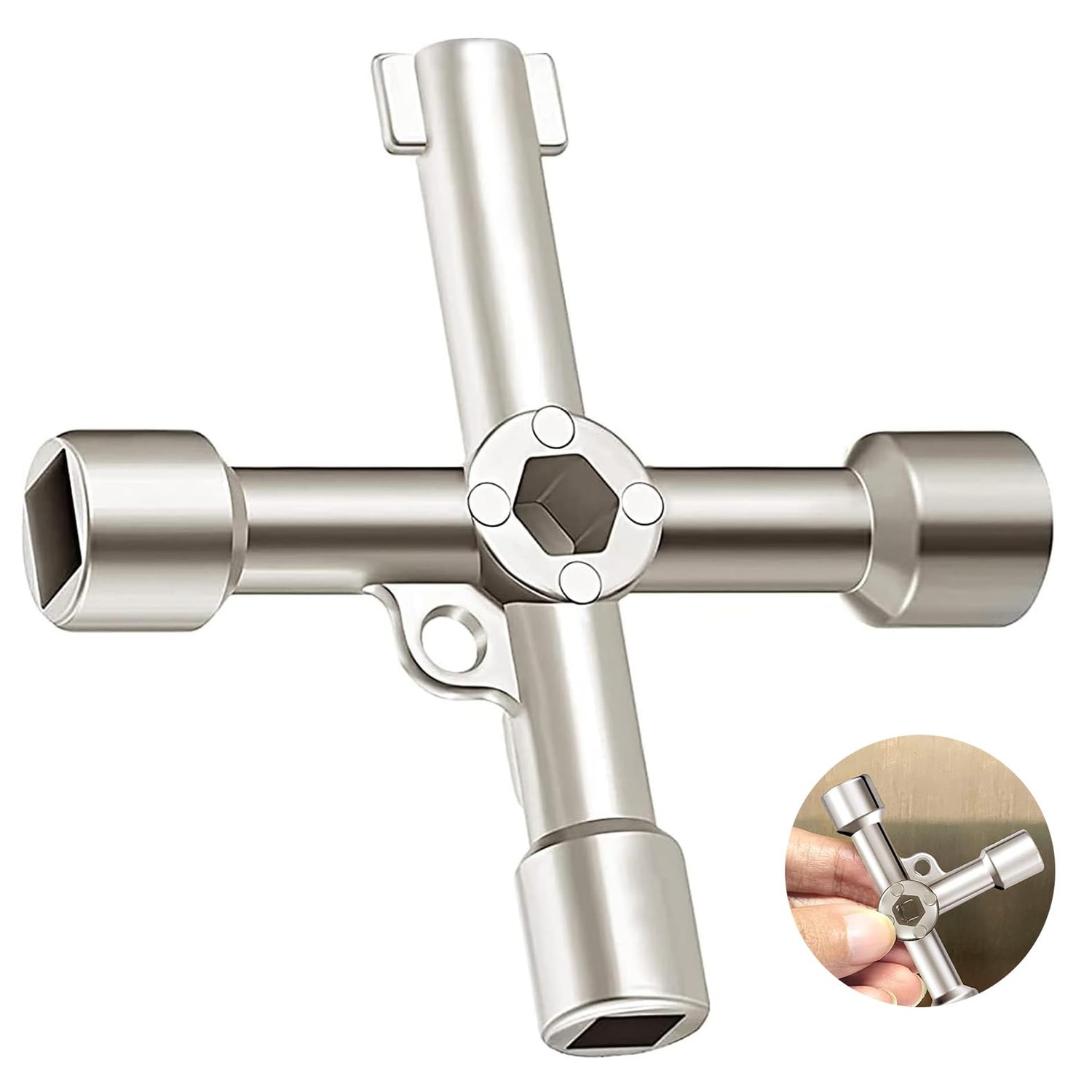 4-Way Multifunctional Key, Universal 4-Way Key, Triangular Key ...