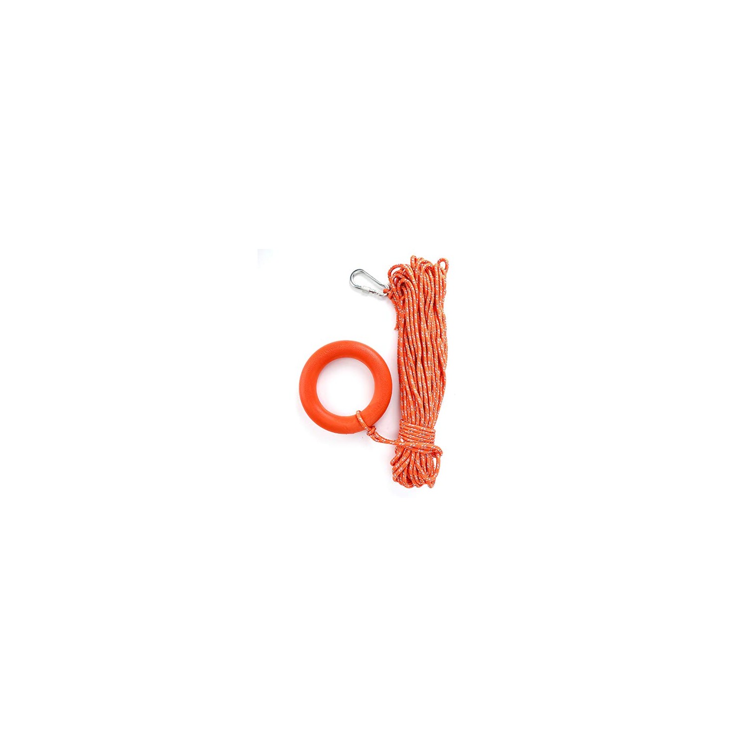 Keenso Lifesaving Rope, 6mm Diameter 30m PVC Reflective Throwing Rope ...