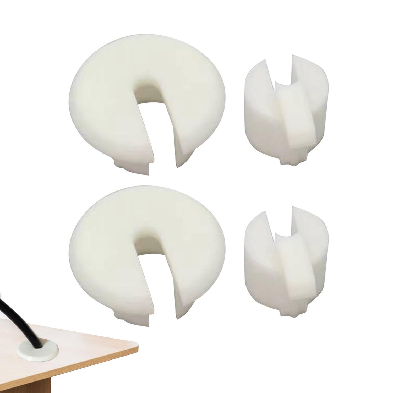 Cable Wall Bushing | Desk Cable Grommet - TV Wall Cable Pass Through ...