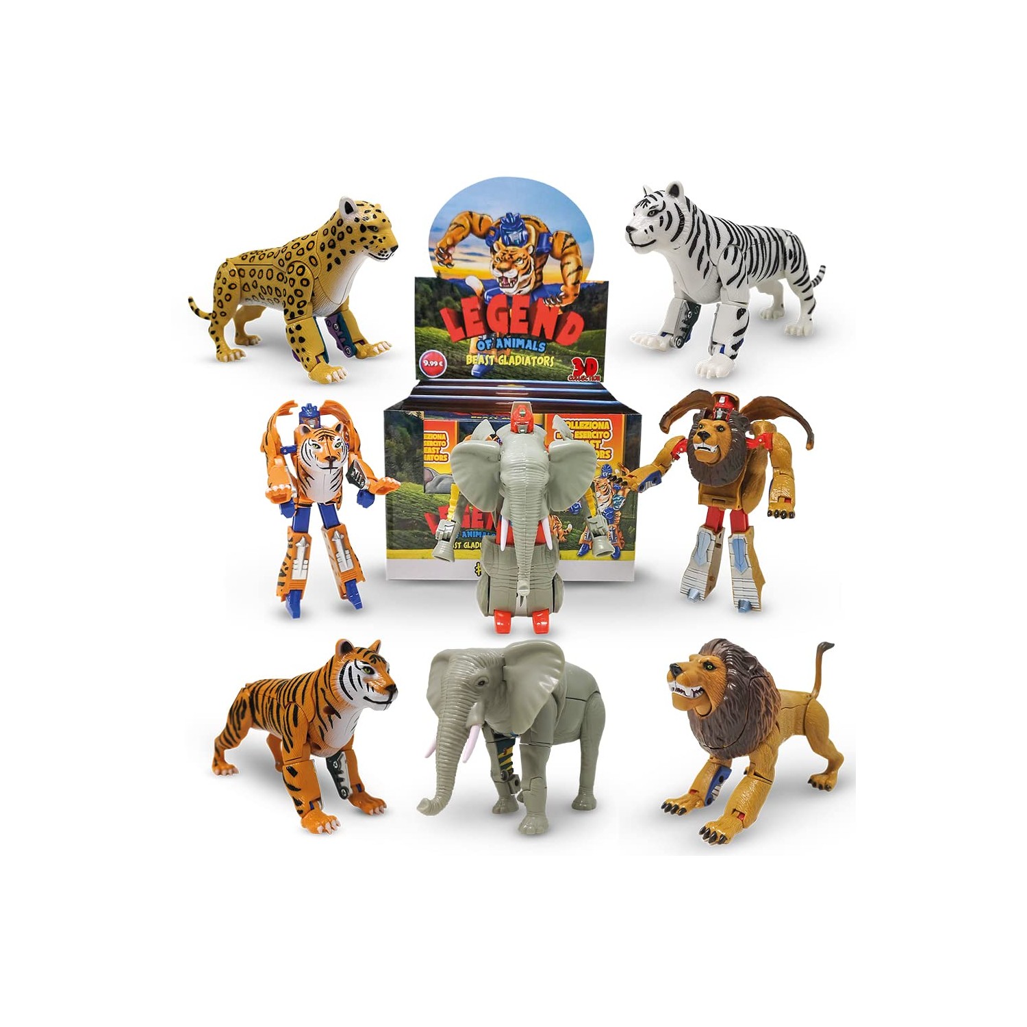 #sbabam s.r.l. Beast Gladiators Single Pack col.Ass Animals that Turn ...