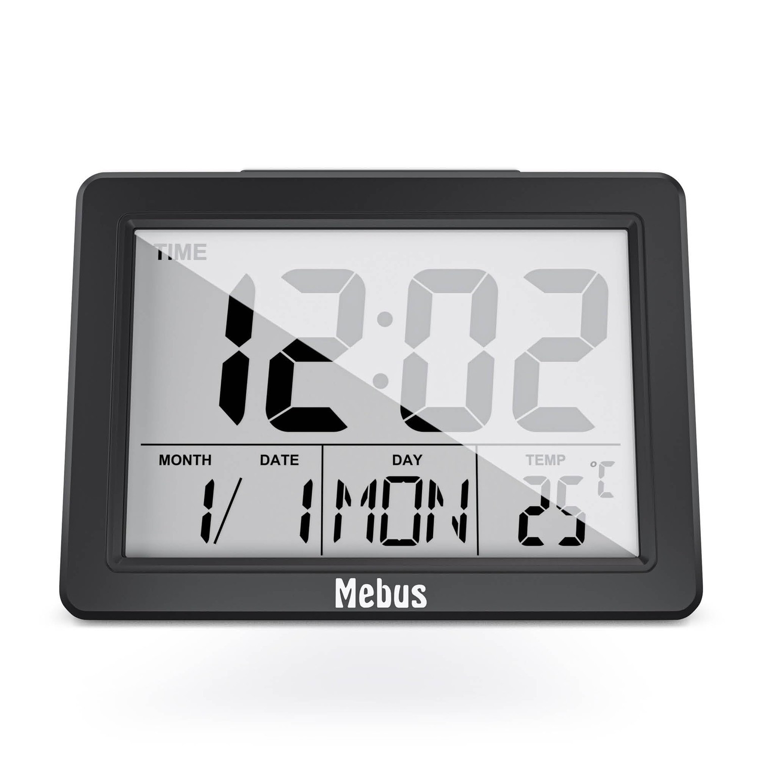 Mebus 25739 Digital Alarm Clock with Extra Large Display and ...